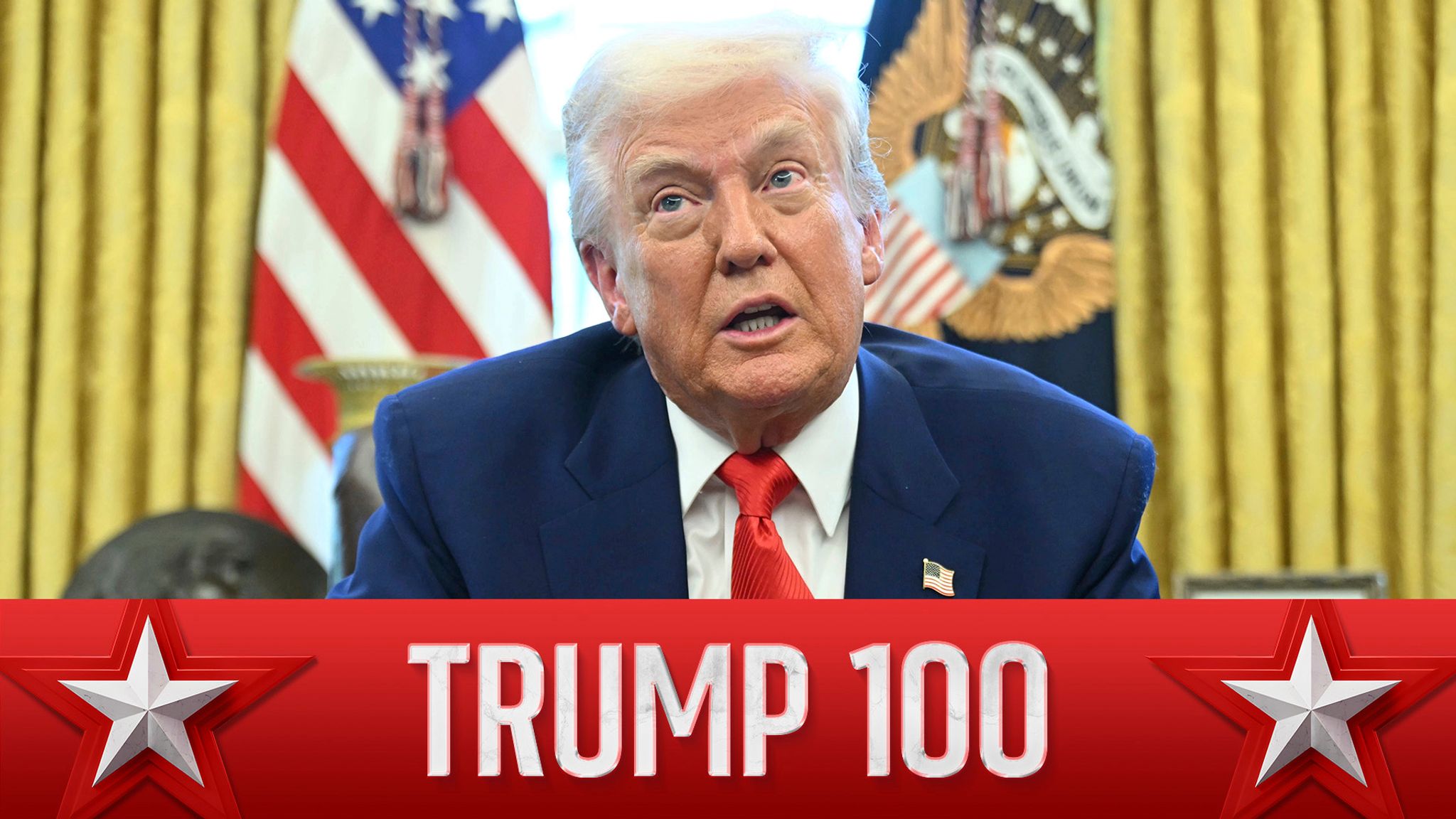 Tariffs, DOGE and diet coke: Trump's first 100 days in 100 words | US News | Sky News