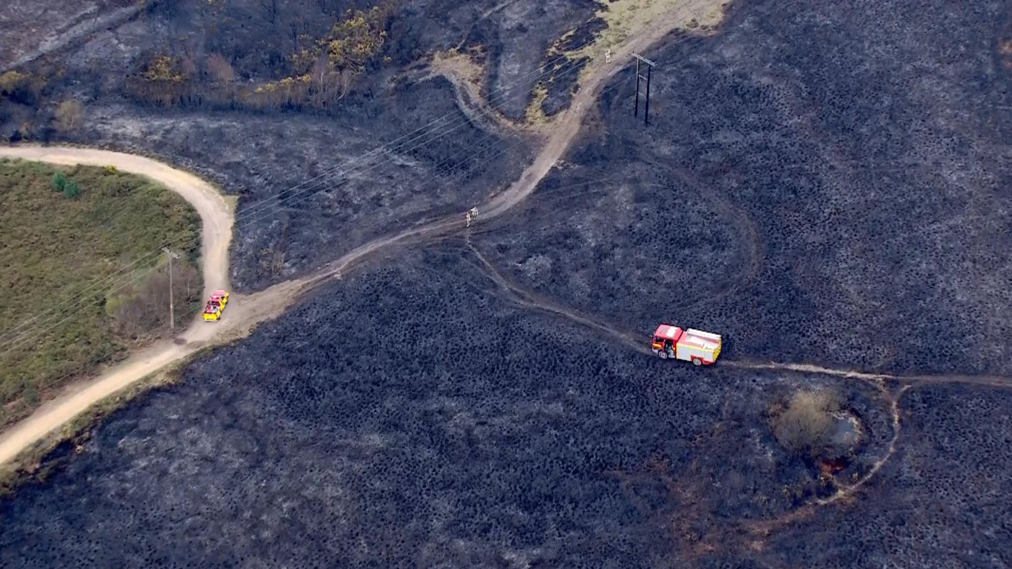 'Large wildfire' in Scotland - after multiple blazes across UK this ...