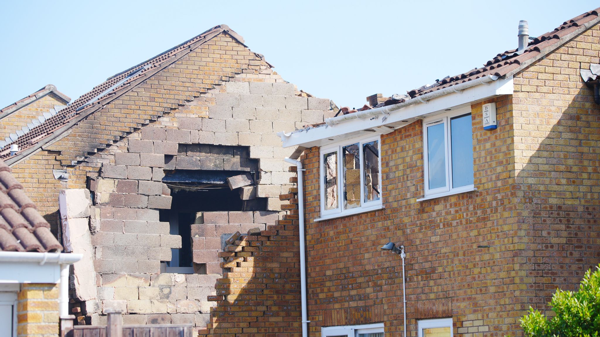 House destroyed after explosion in Yate | UK News | Sky News
