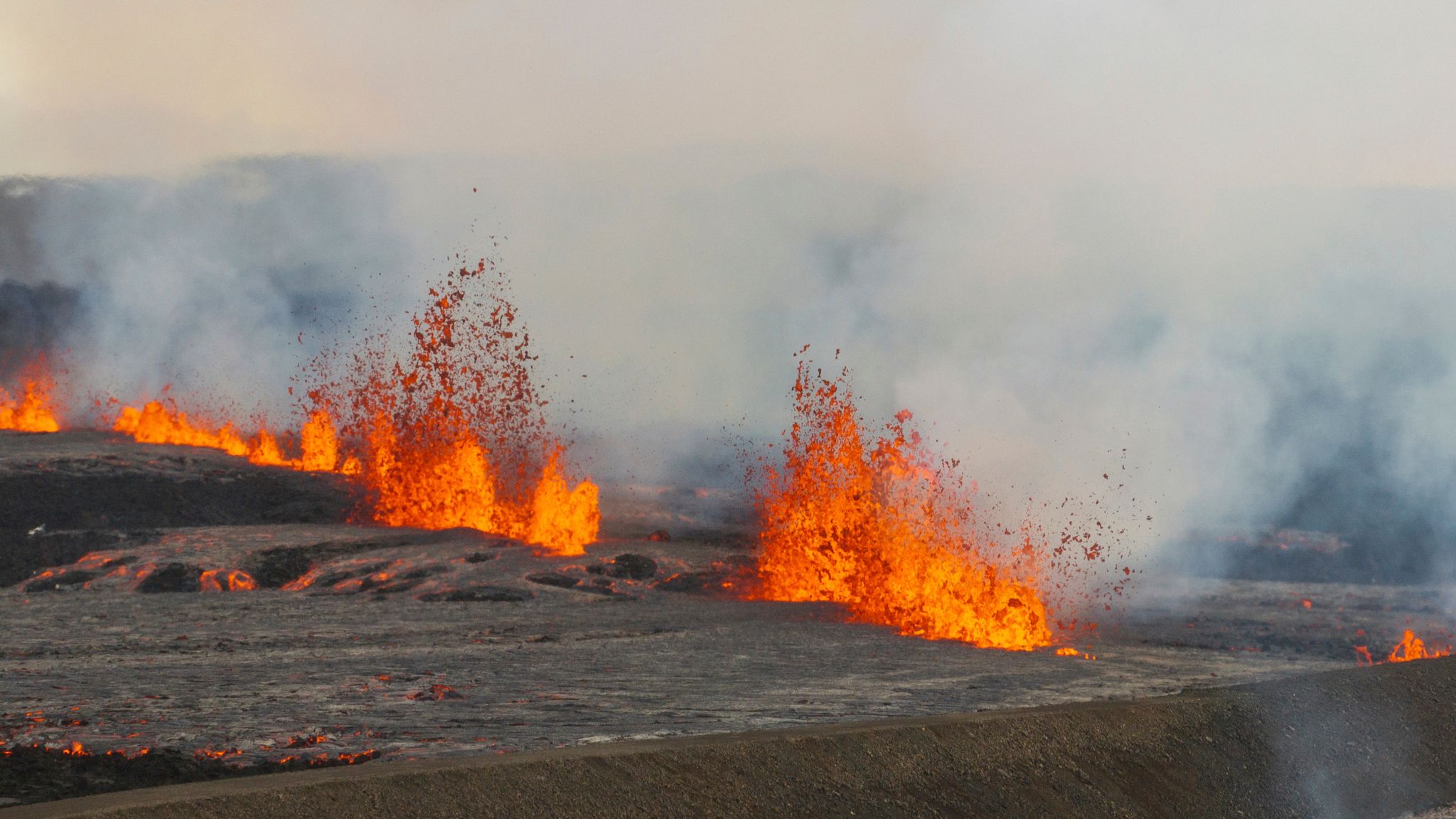 Residents and tourists evacuated after volcano erupts in Iceland ...