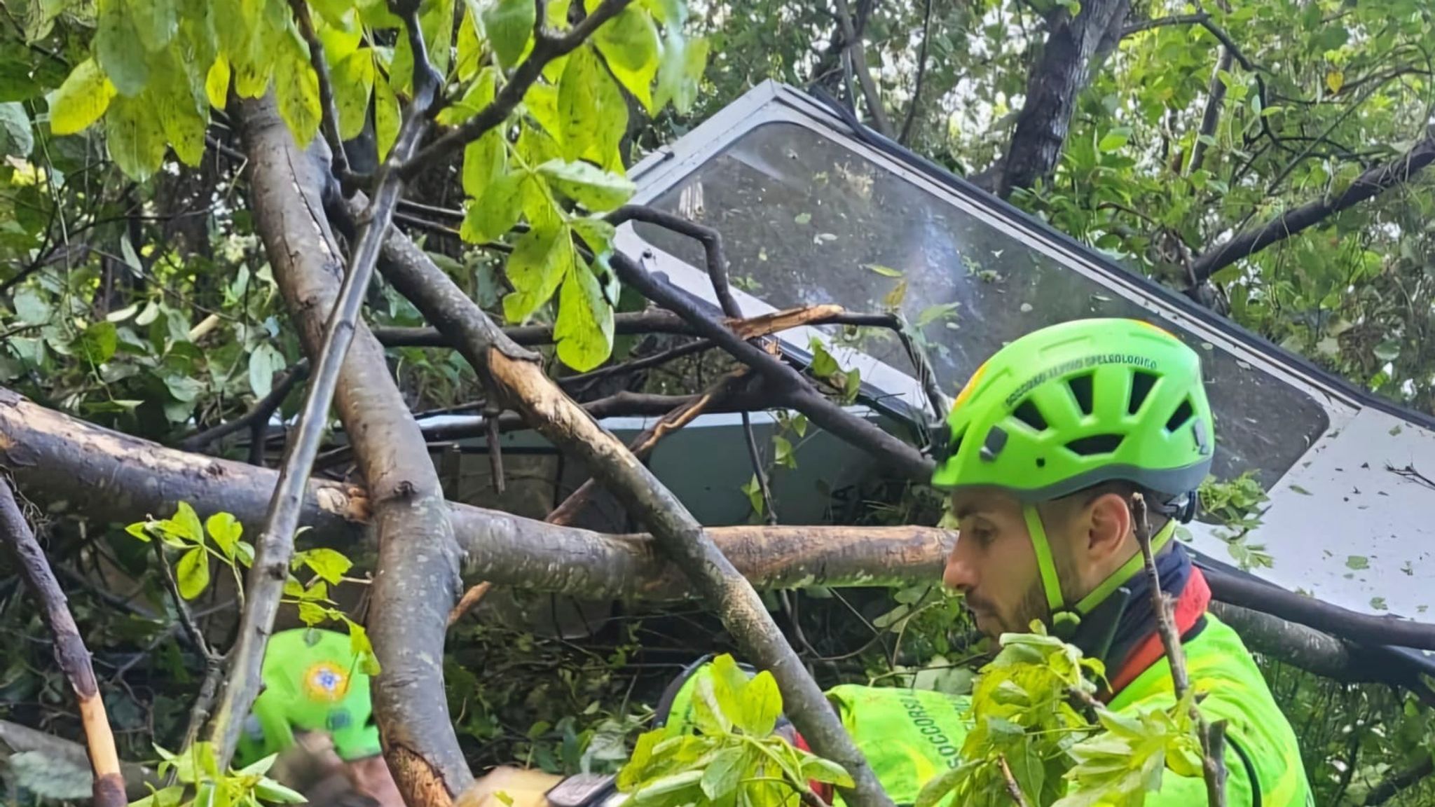 Four killed as cable car crashes to ground near Naples after wire snaps ...