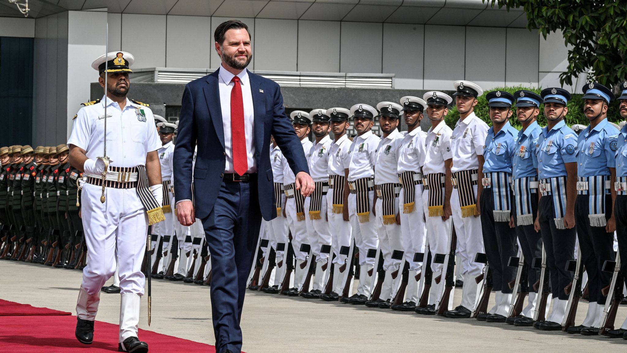 JD Vance and his family arrive in India after Trump called country 'big ...