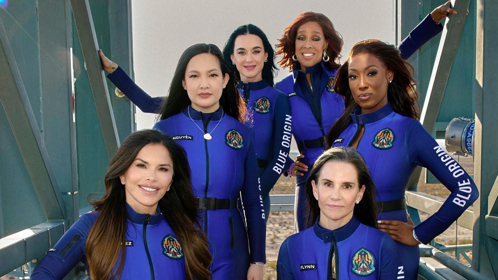 Katy Perry floats in space as part of star-studded all-female Blue ...