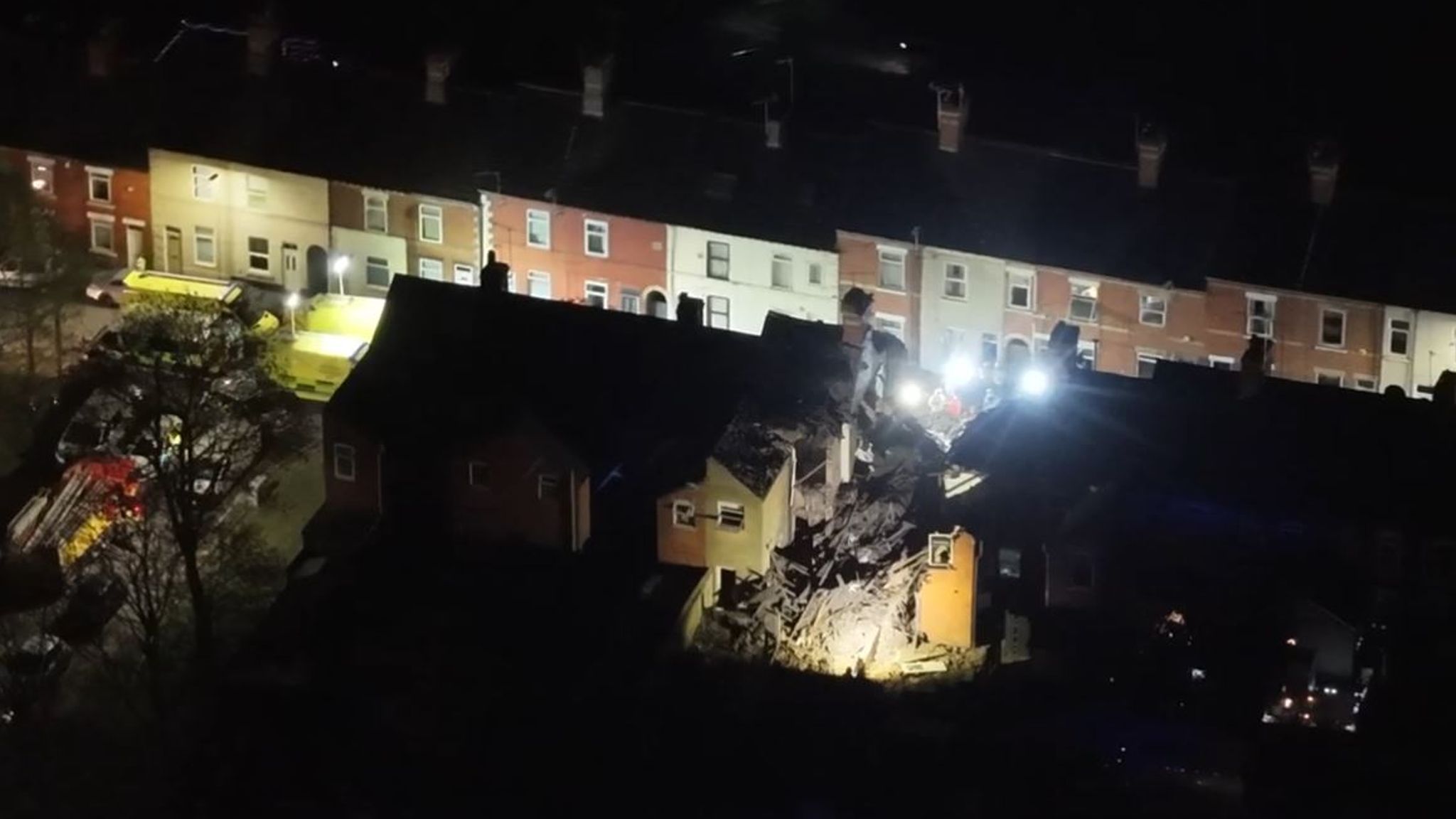Major incident declared after gas explosion causes house collapse in ...
