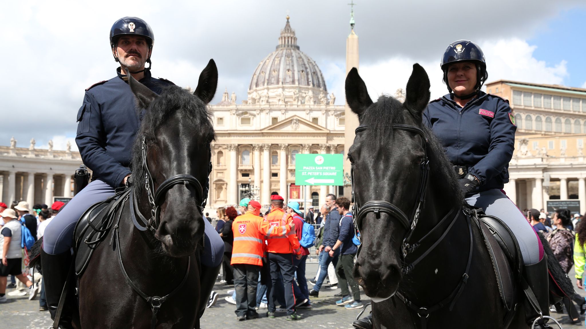 Fighter jets, a naval destroyer and guns on show: 'Unprecedented' security operation for Pope's ...