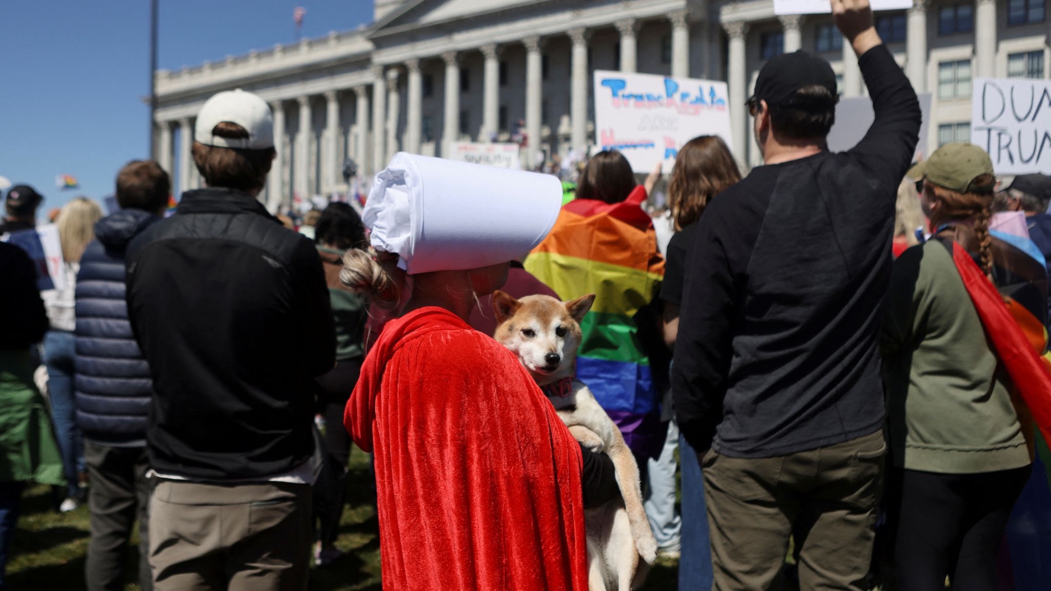 Thousands protest against Donald Trump and Elon Musk at rallies in all ...