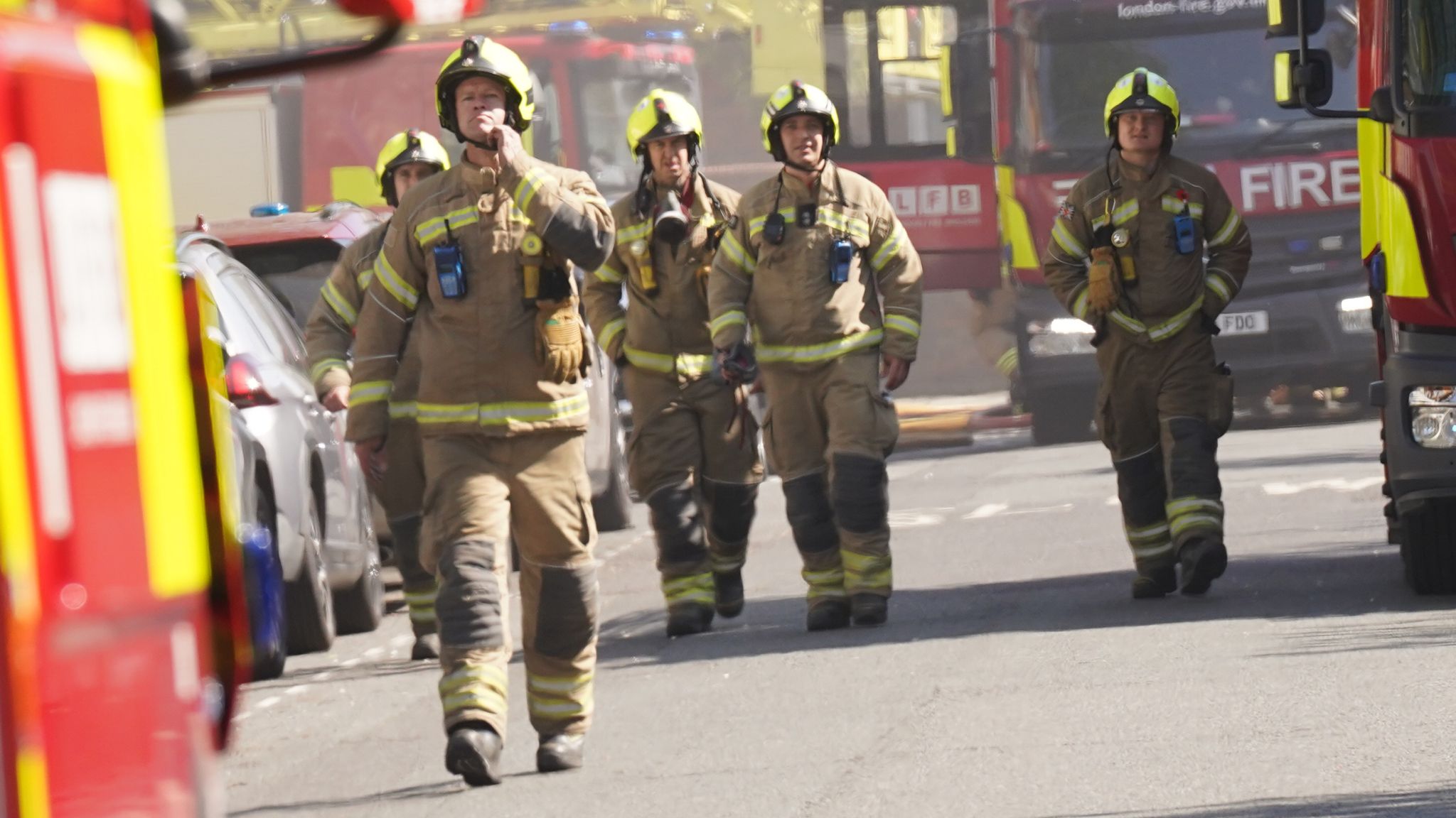Huge fire breaks out at electrical substation in west London | UK News ...