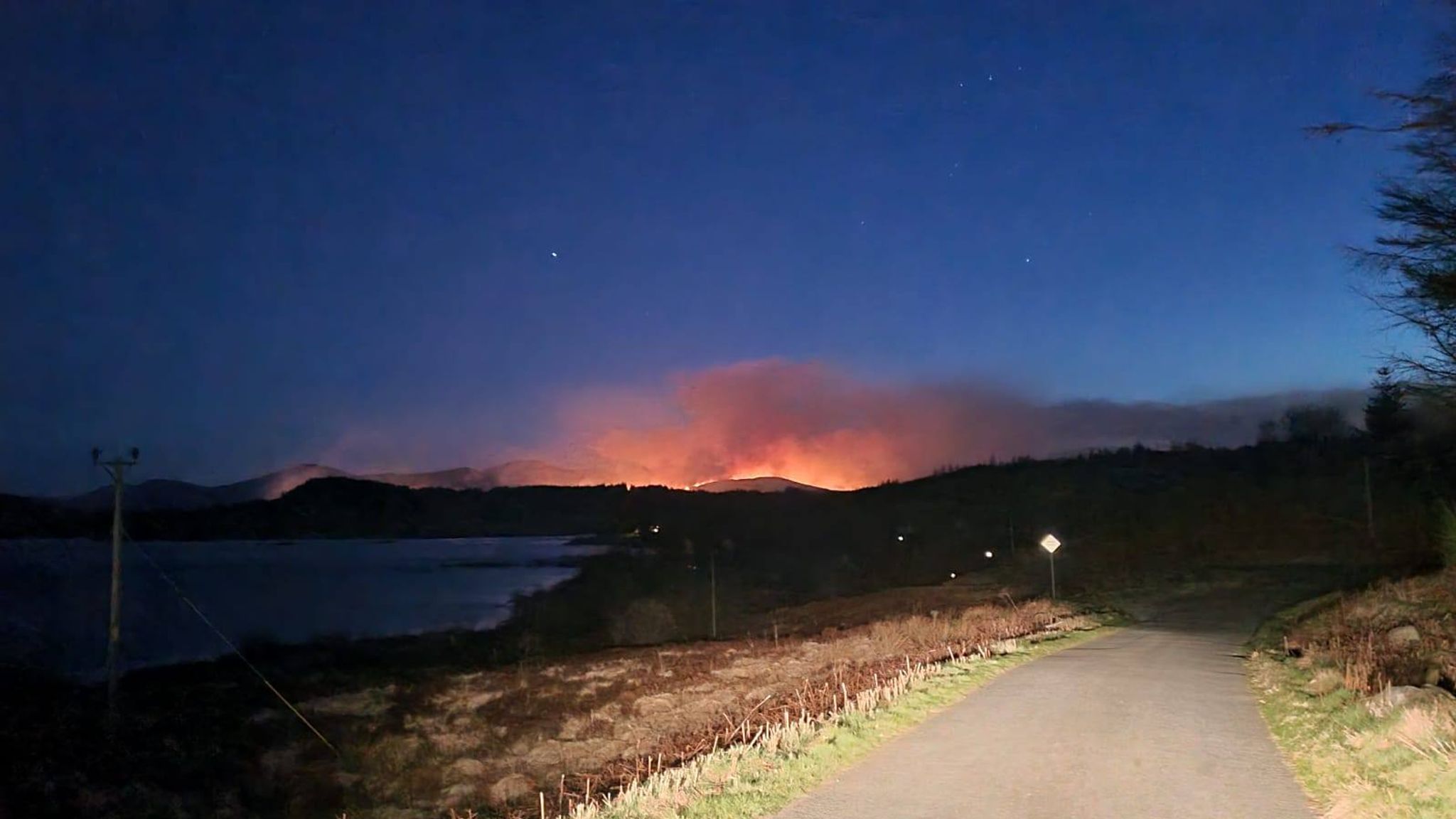 Galloway forest blaze 'under control' - but rescue boss warns 'we are ...