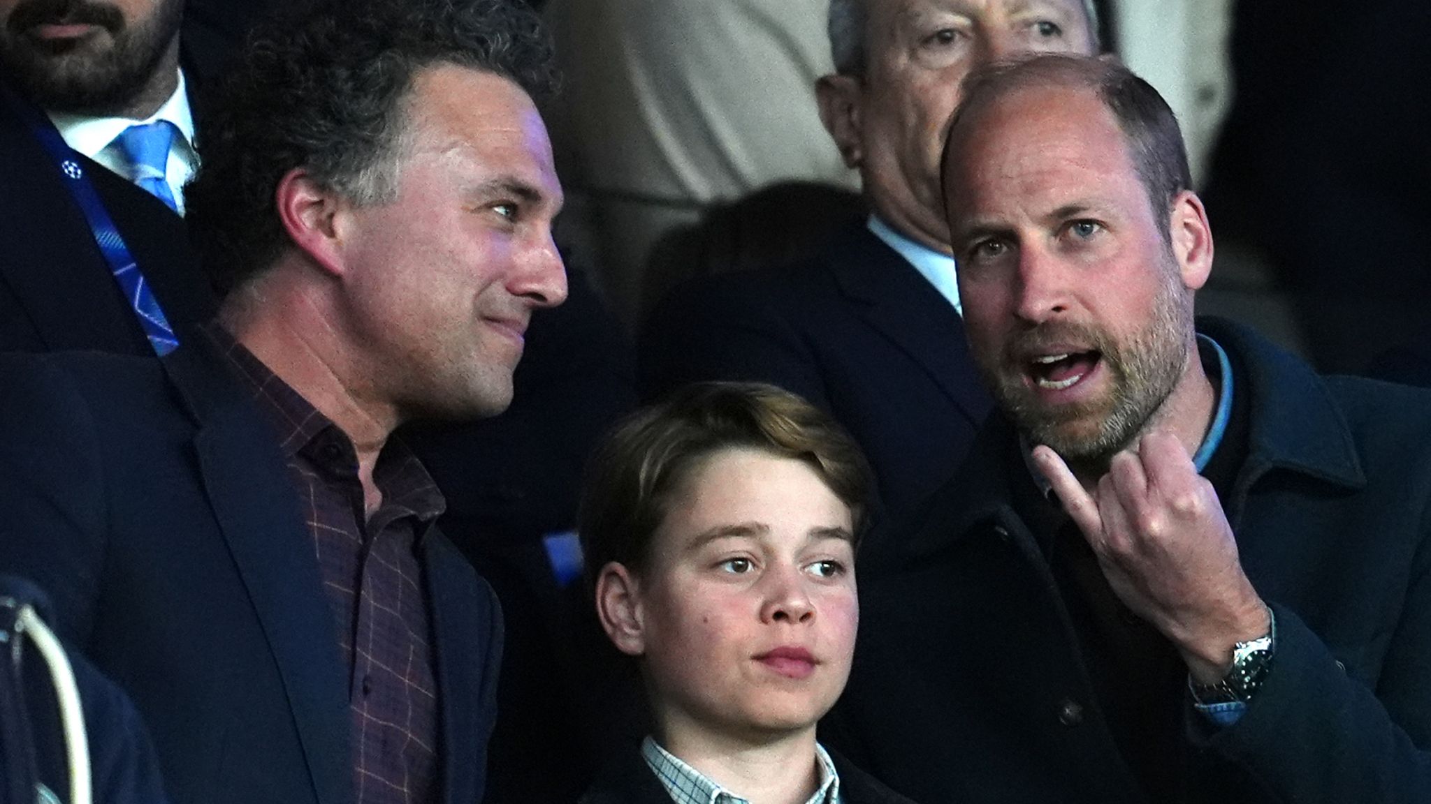 Prince William brings son George to Aston Villa's Champions League ...