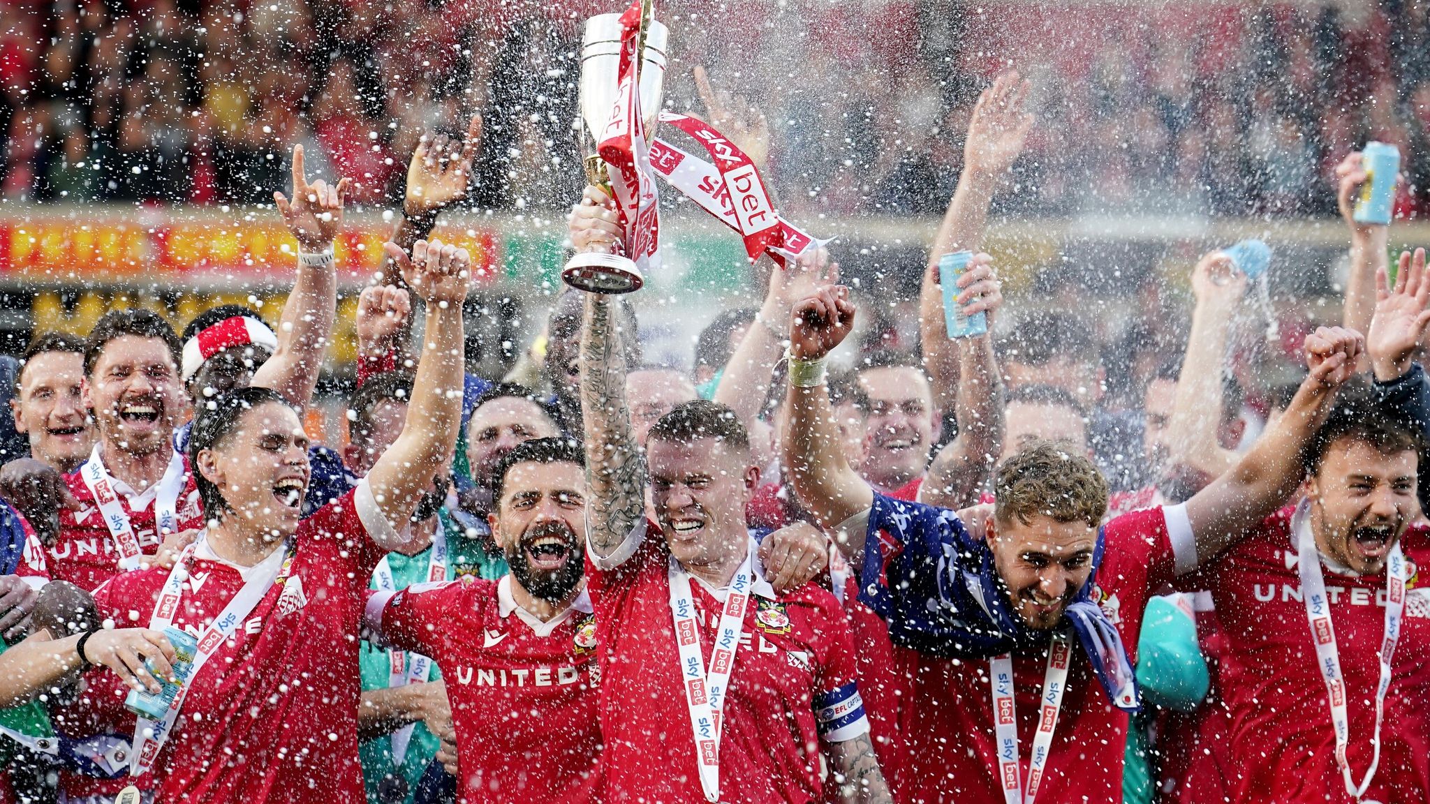 Wrexham promoted for third season in a row under Ryan Reynolds and Rob ...