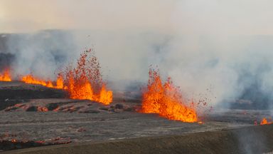 Residents and tourists evacuated after volcano erupts in Iceland | World News | Sky News
