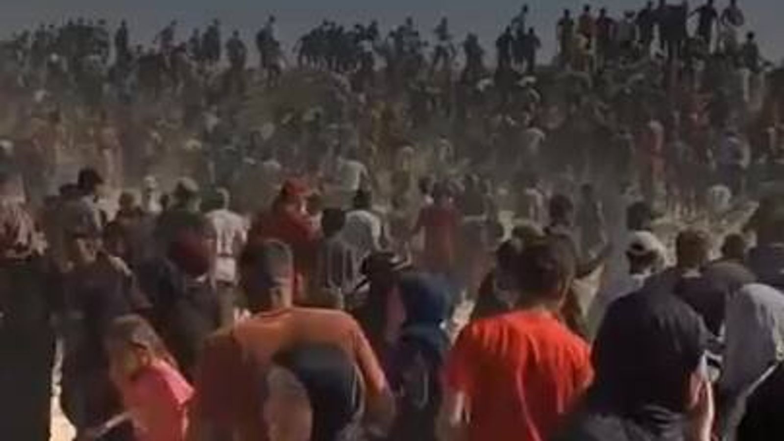 Gazans gather to get food from new aid distribution centre | World News ...