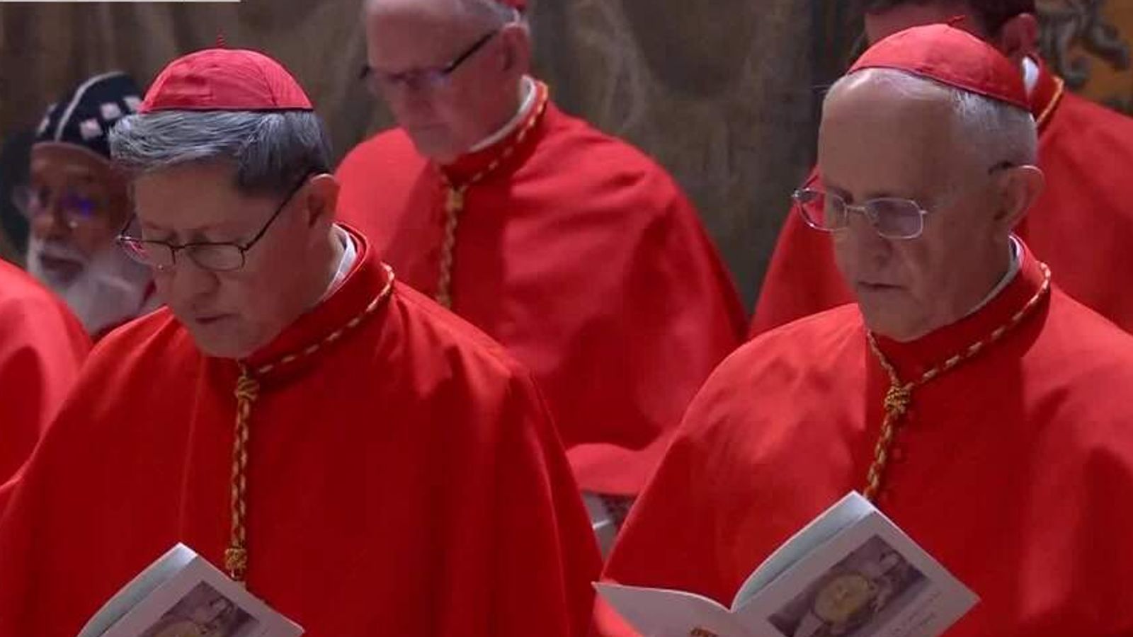 Swearing in ceremony taking place in Sistine Chapel ahead of papal ...
