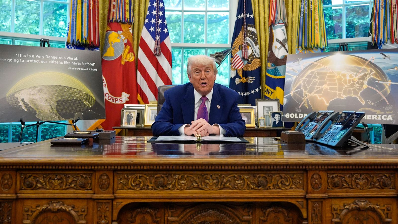 Donald Trump announces Golden Dome defence project - confirming US plans to put weapons in space ...