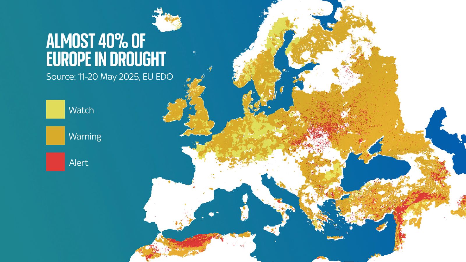 More than 40% of Europe slides into drought, including pockets of ...