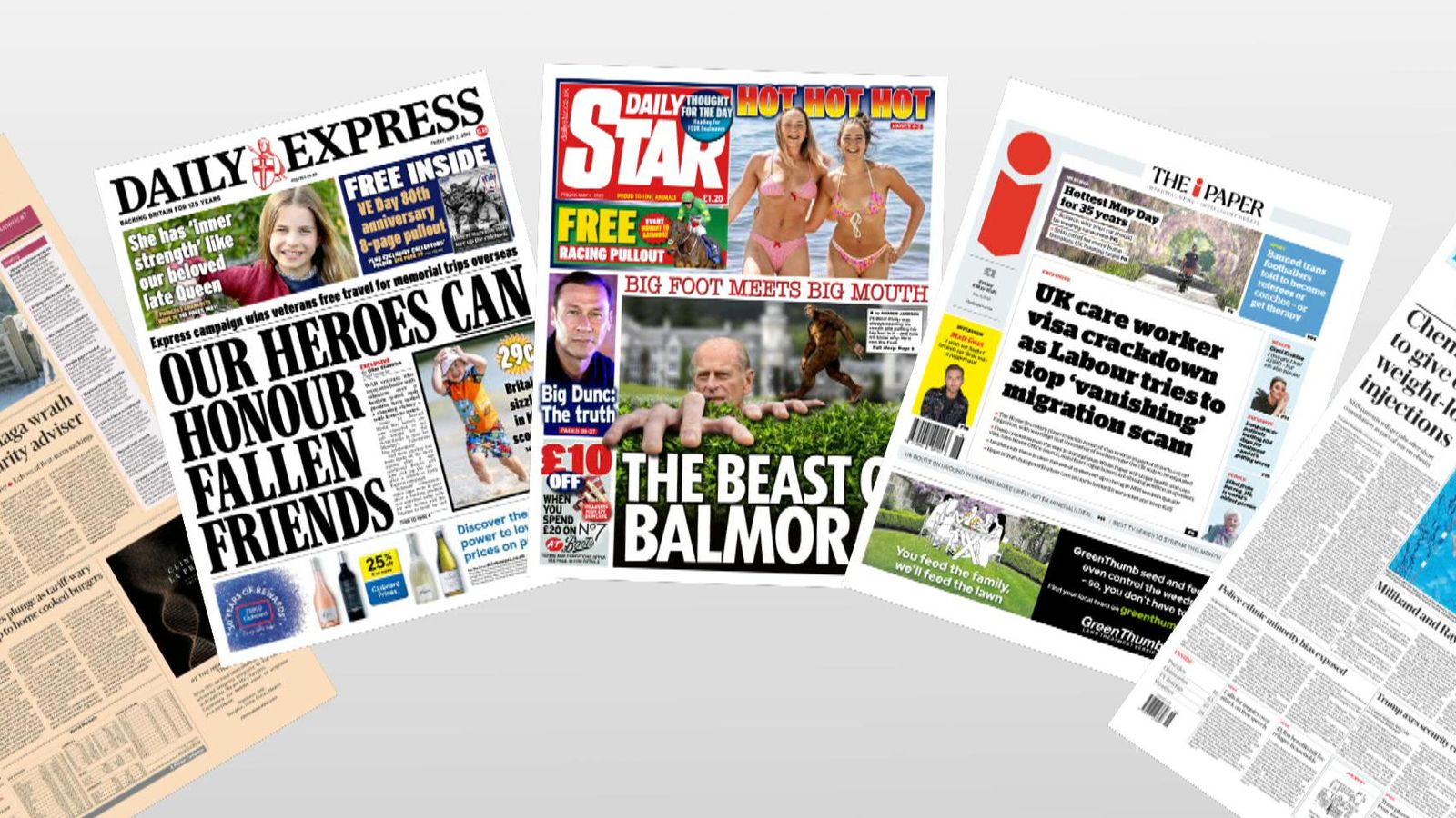 Friday's national newspaper front pages | UK News | Sky News