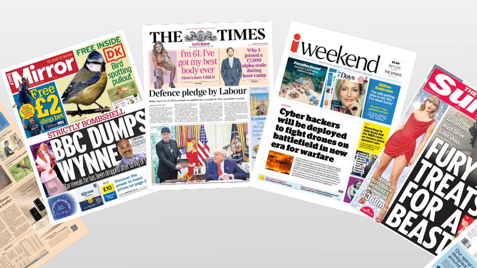 Saturday's national newspaper front pages | UK News | Sky News