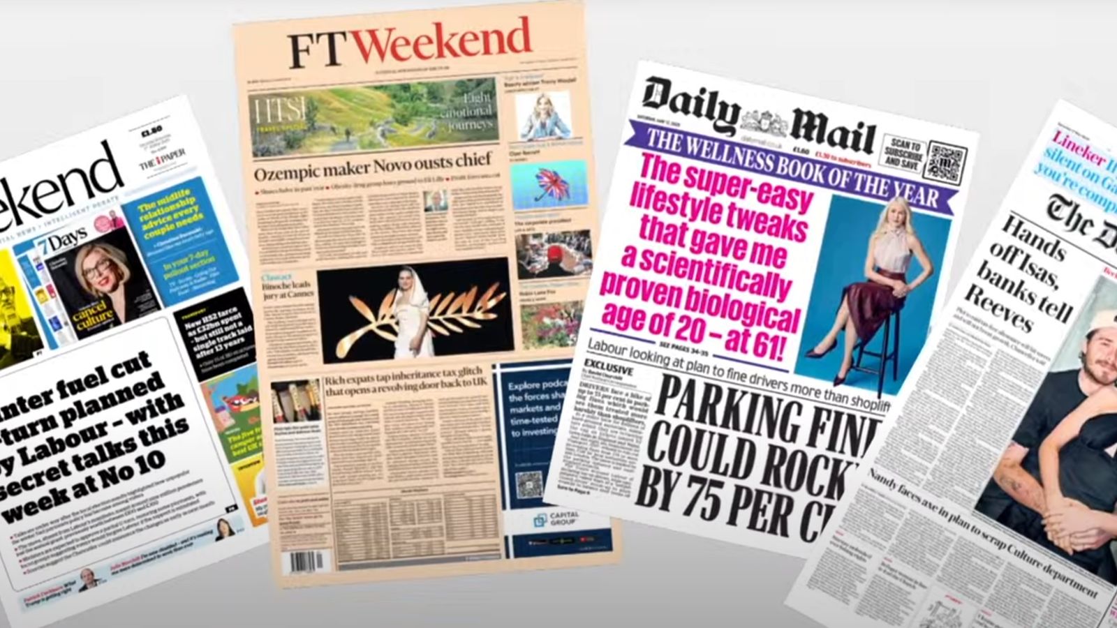 Saturday's national newspaper front pages | UK News | Sky News
