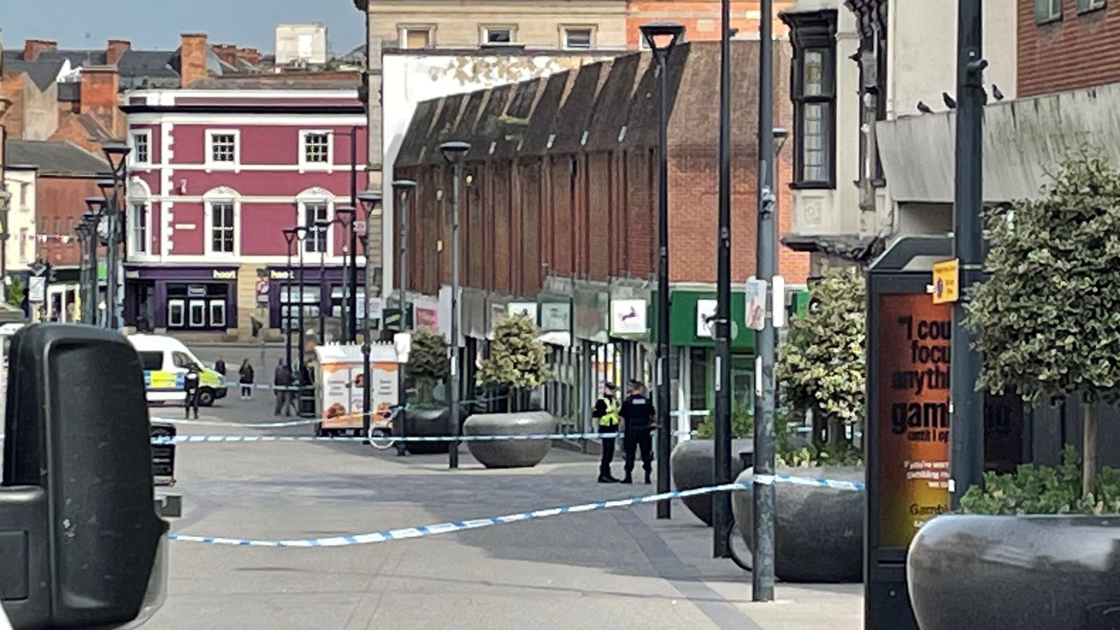 Man accused of Derby bank murder appears in court | UK News | Sky News