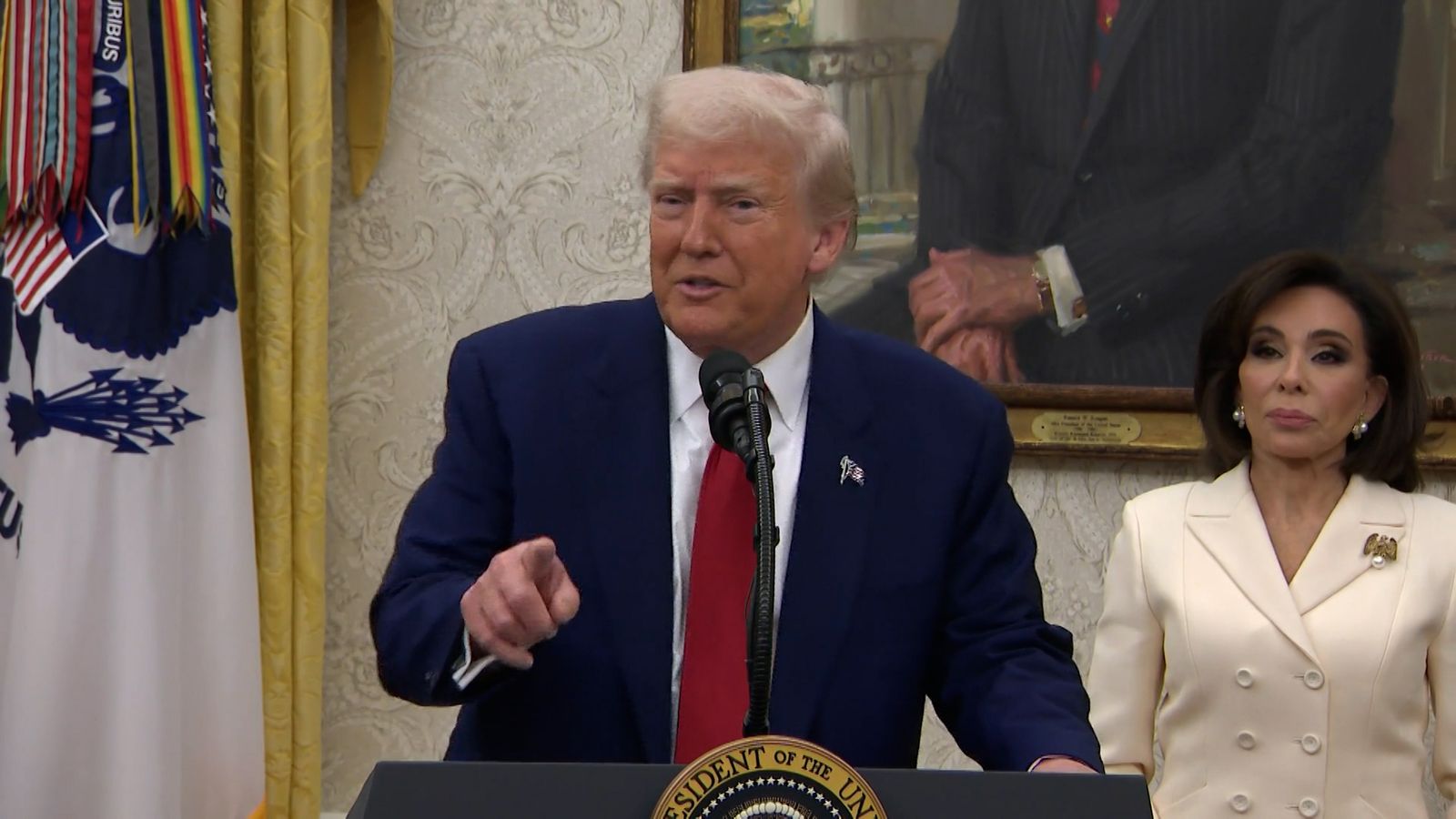 Donald Trump hits out at 'nasty' question on 'taco trade' tariffs ...