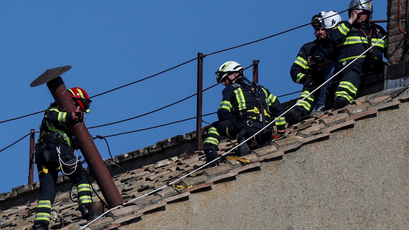 Stove to burn conclave ballots for new pope installed in Sistine Chapel ...