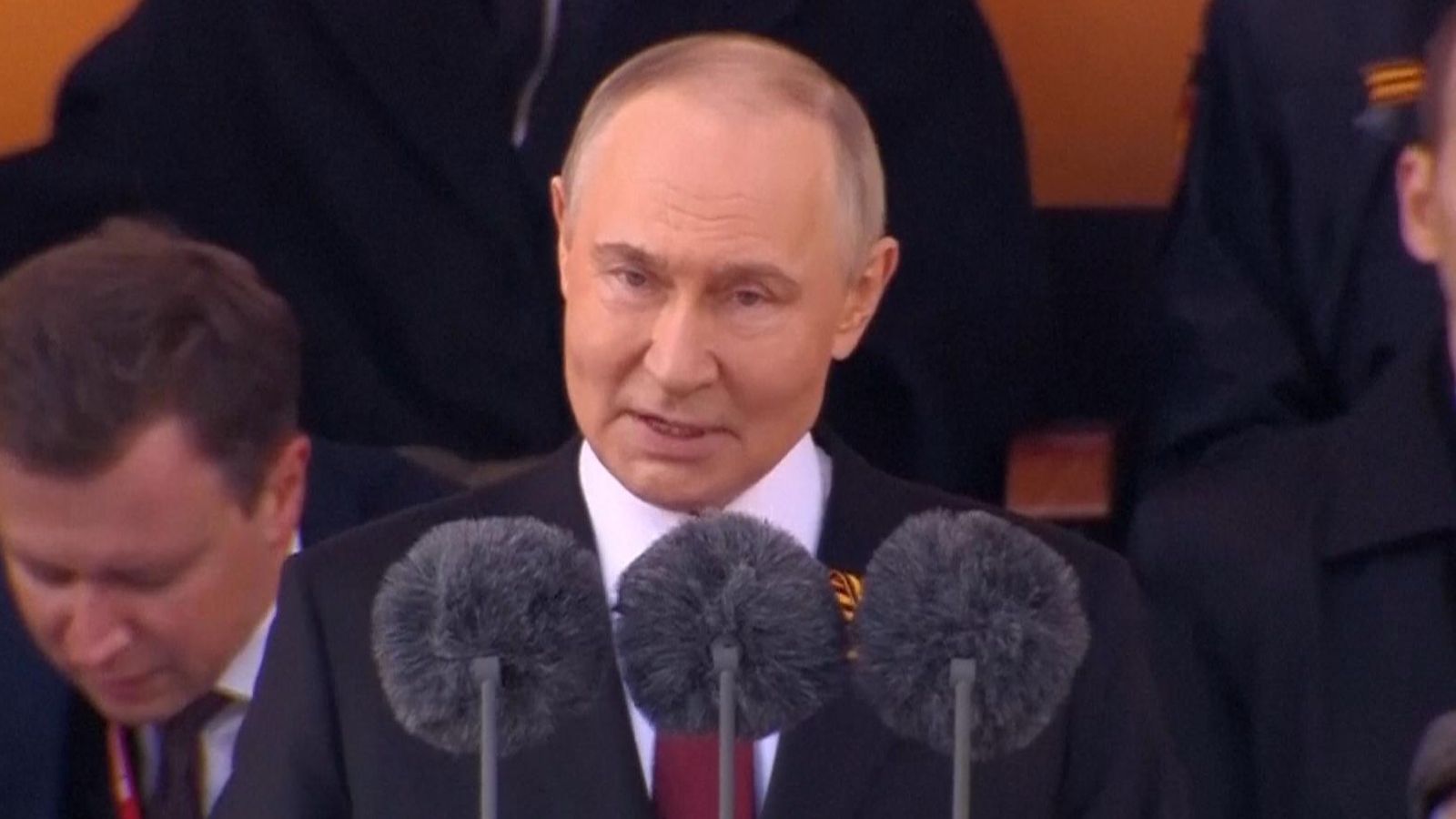 Putin joined by China's president at Victory Day Parade in Moscow ...