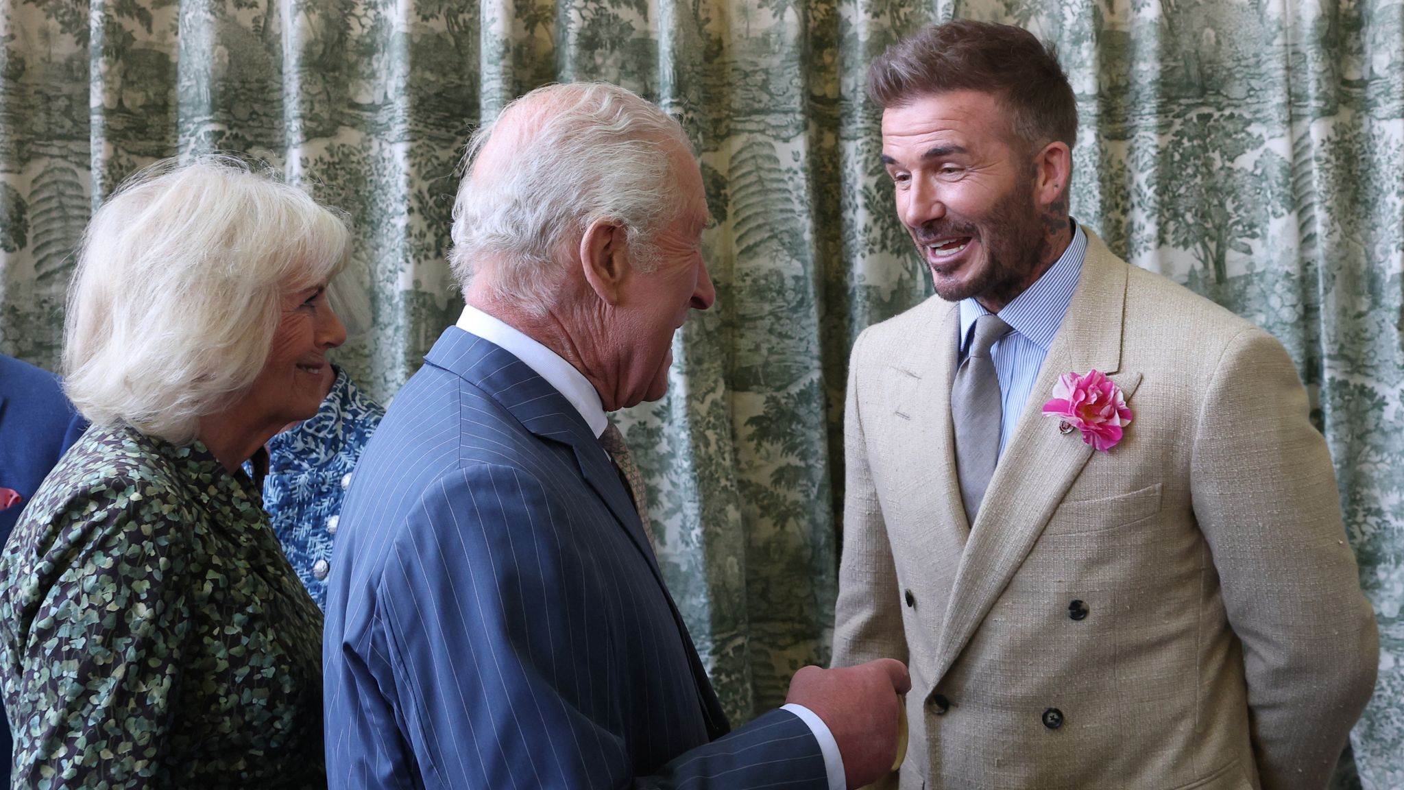 David Beckham meets King and Queen at Chelsea Flower Show | UK News ...