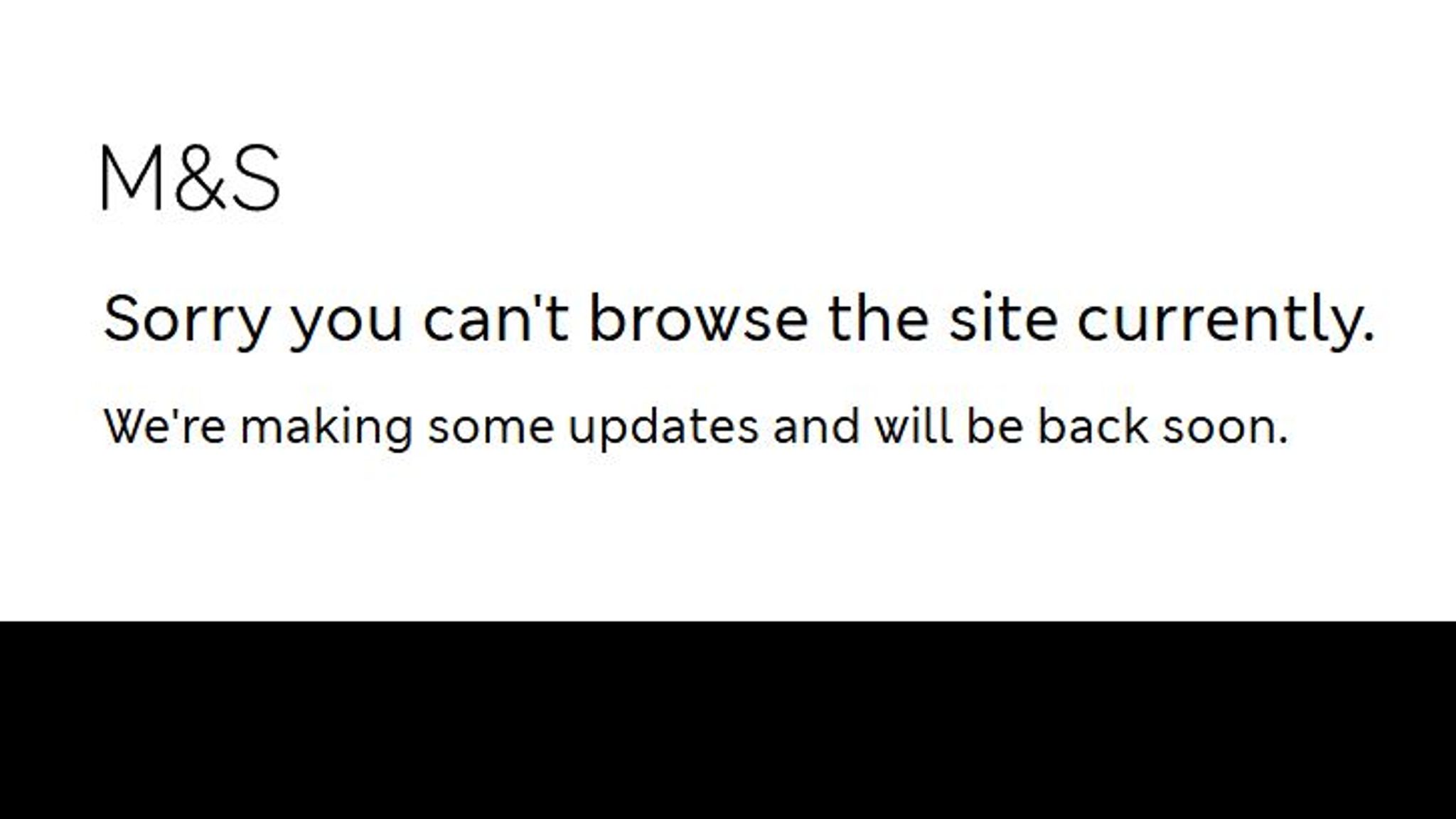 M&S website goes down - hours after financial impact of ransomware attack revealed | Money News ...