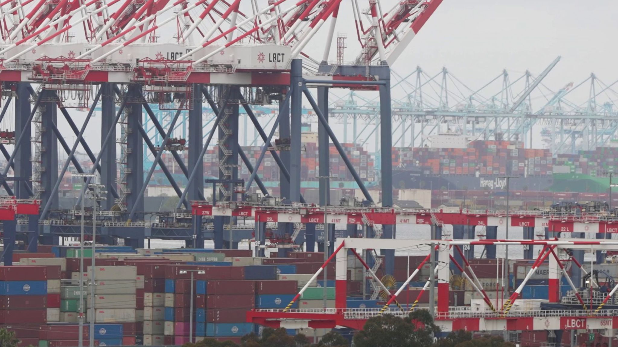 Trump's tariffs hit the West's busiest port - with traffic down by ...