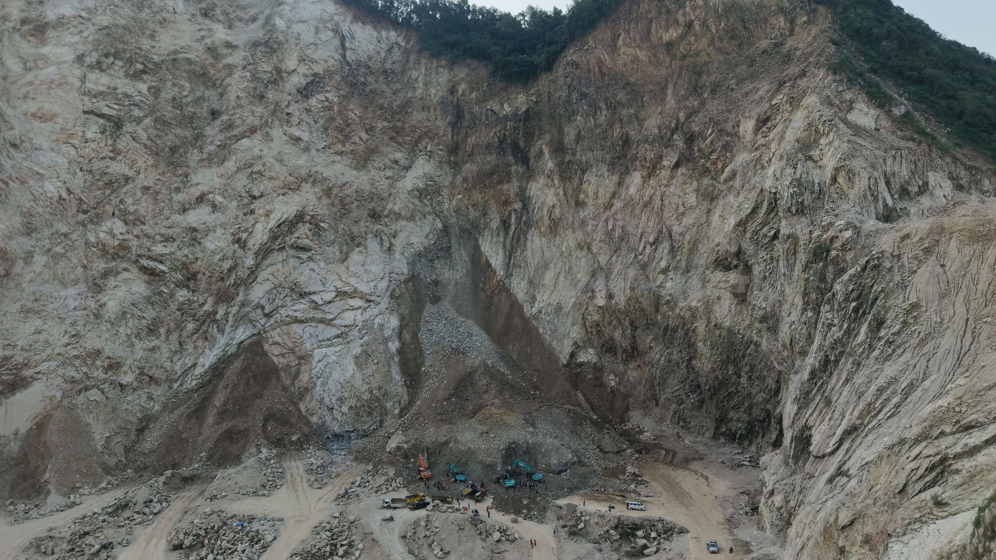 Indonesia quarry collapse: Owner among six people questioned by police after 17 deaths | World ...