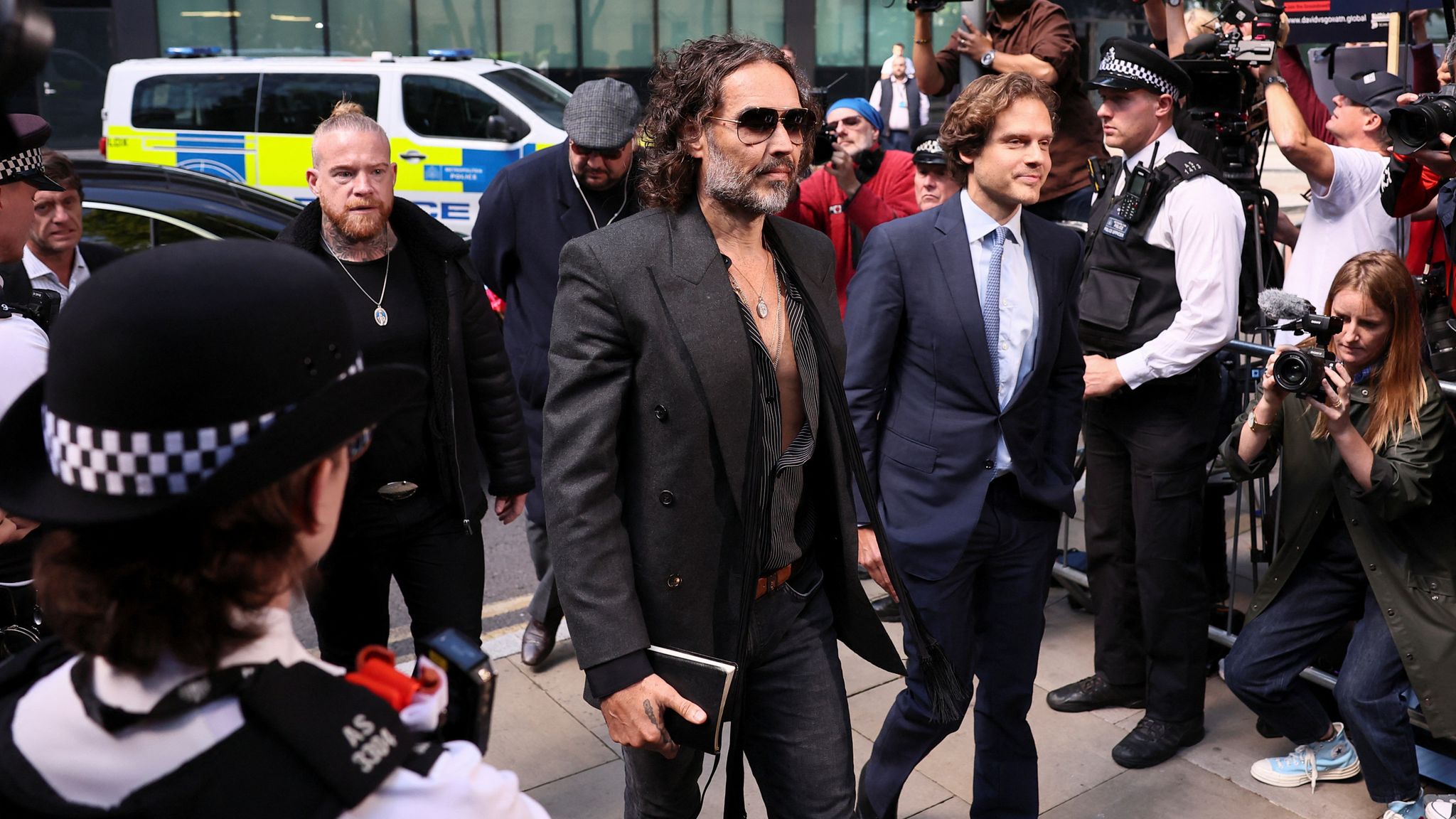 Russell Brand: Comedian and actor pleads not guilty to rape and sexual assault charges | UK News ...