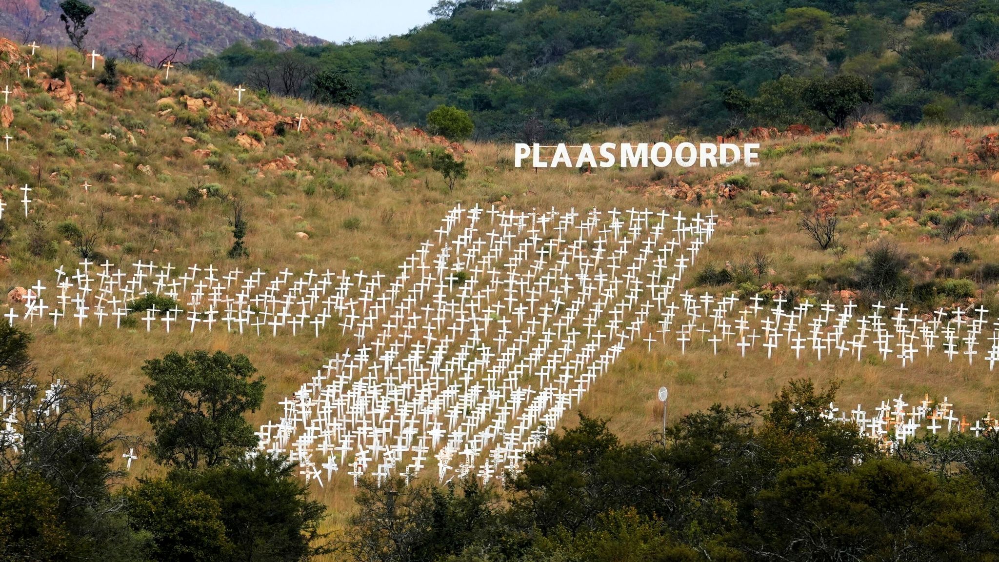 Why Trump's evidence about the killing of South African farmers is inaccurate | World News | Sky ...