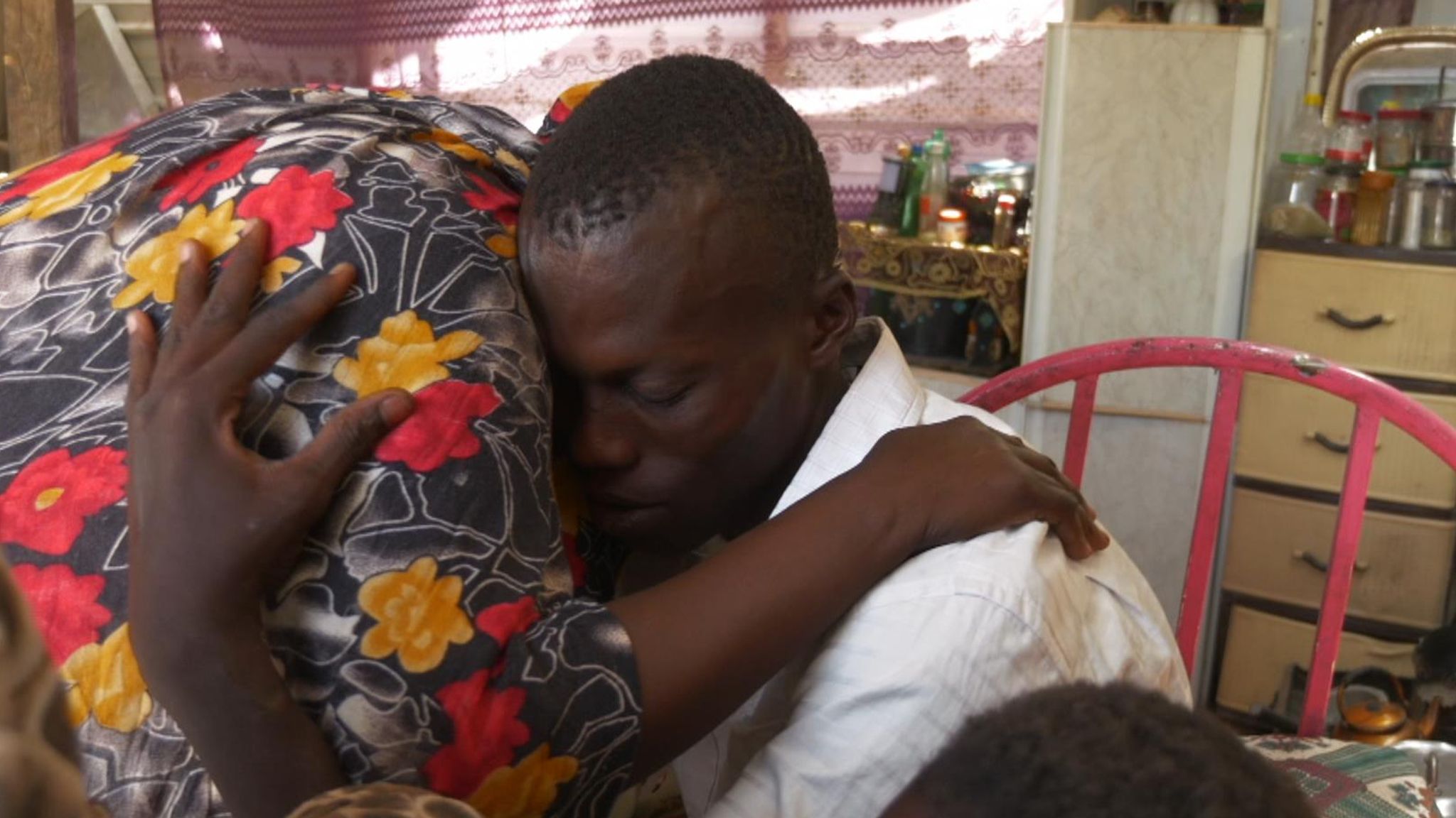 Sudanese man separated from his family by war and wounded by a stray ...