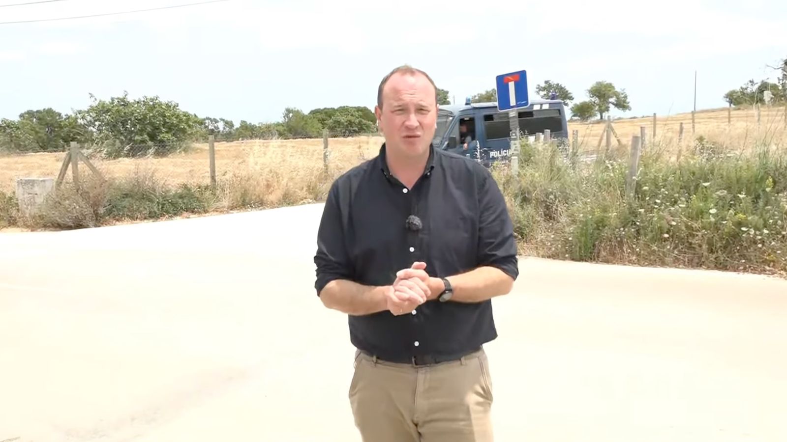 Watch as Dan Whitehead reports live from scene as Madeleine McCann search ends | News UK Video ...