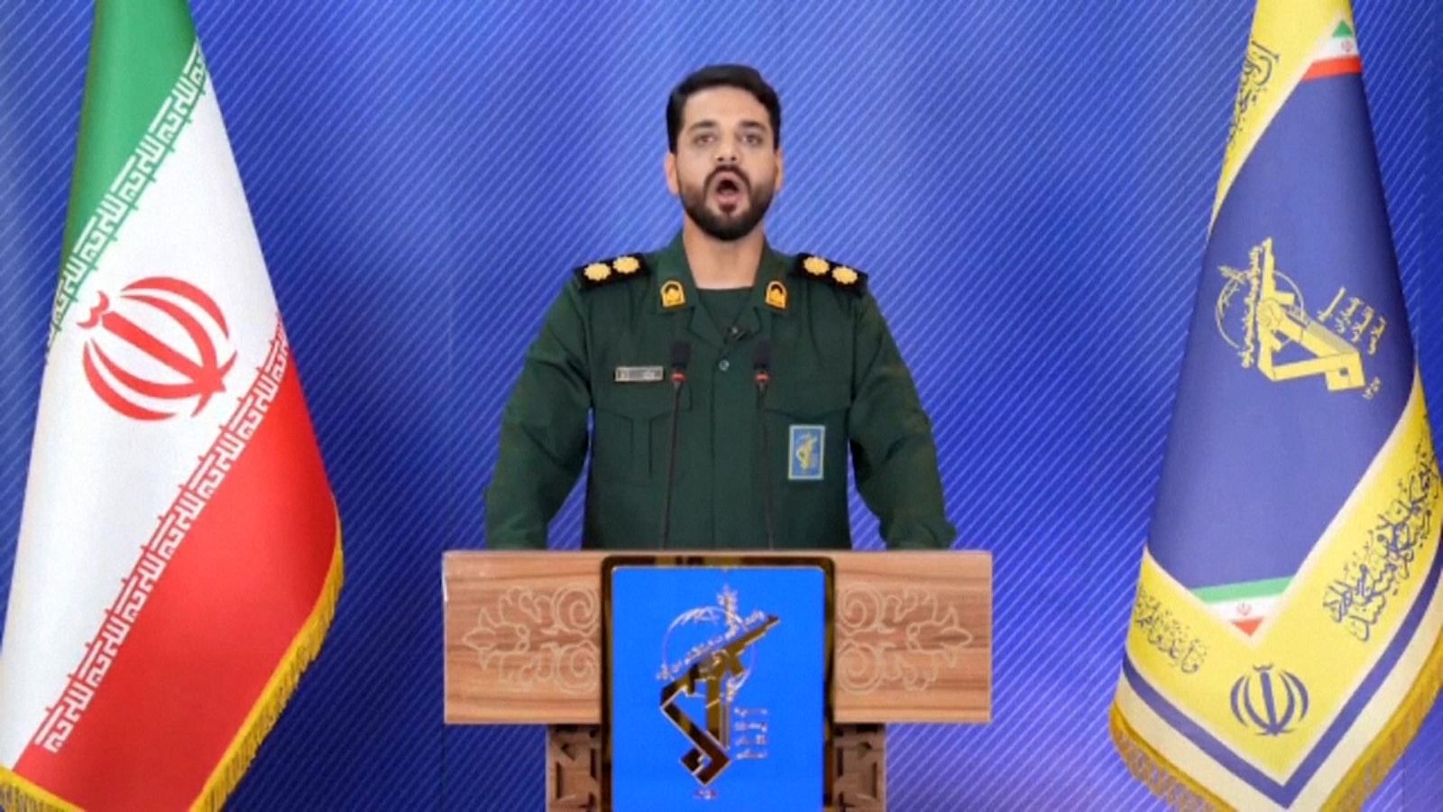 Iranian military releases video after attack on US base in Qatar ...