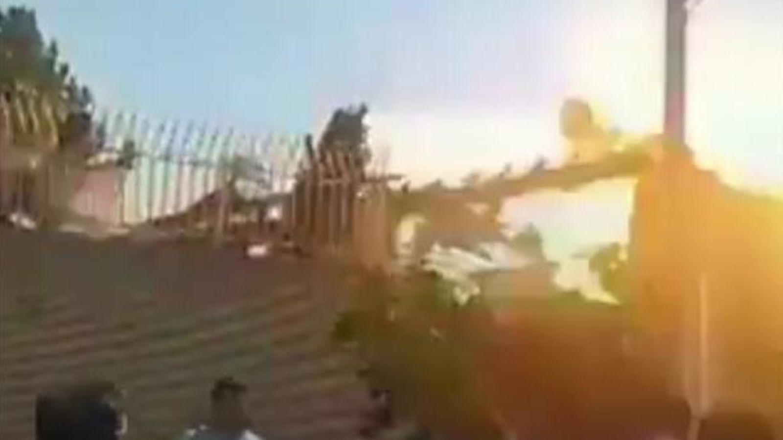 Israel-Iran: Moment Israeli missile strikes warehouse in Isfahan ...