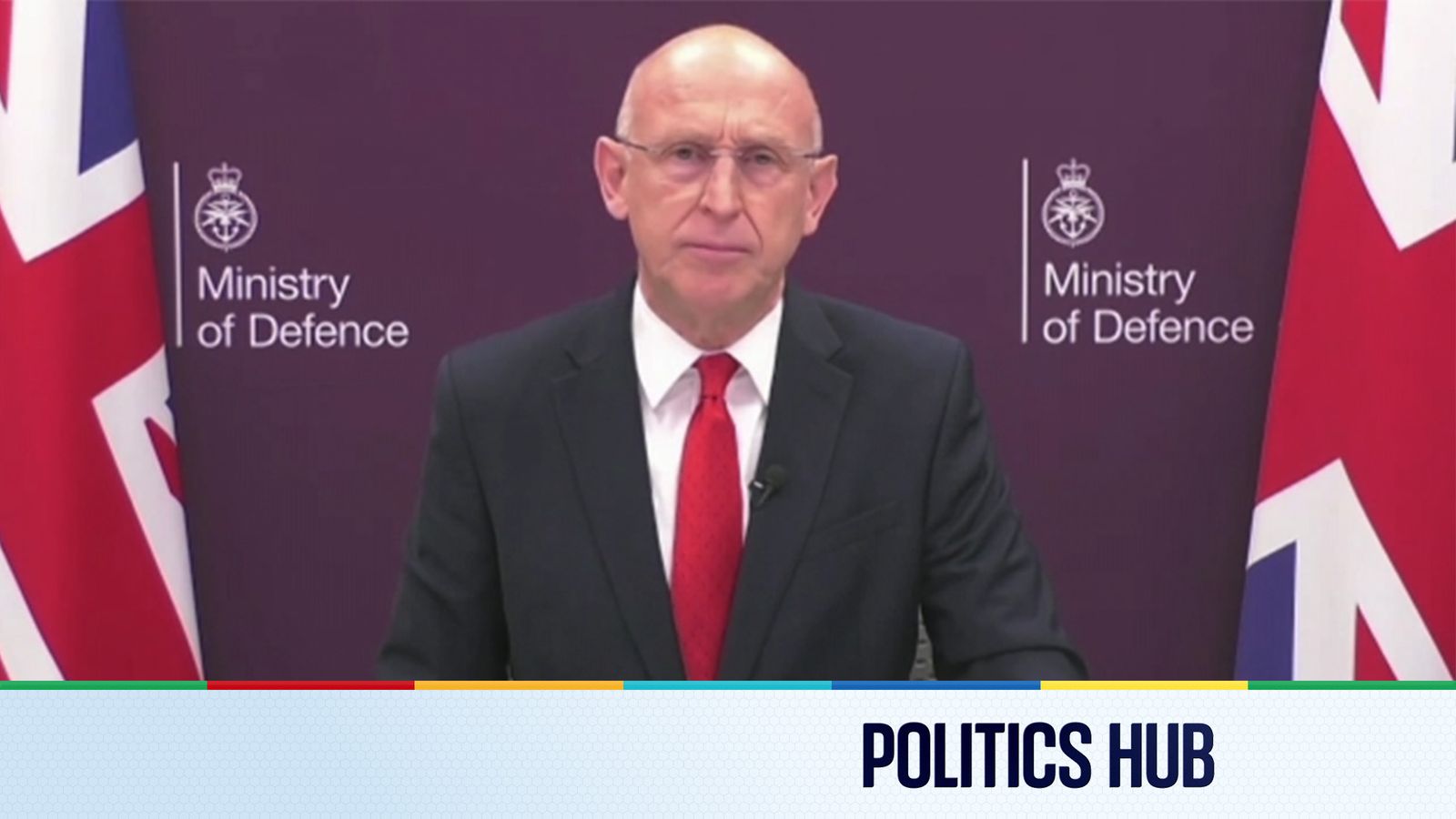 Politics latest: Defence secretary to speak to Sky News following ...