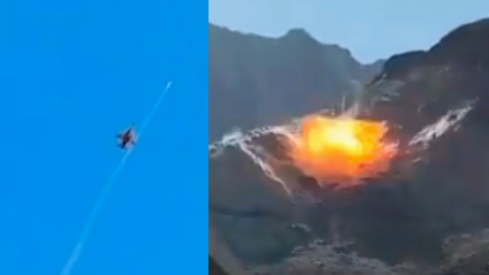 Moment fighter jet shoots down Iranian drone over Jordan skies as Iran ...