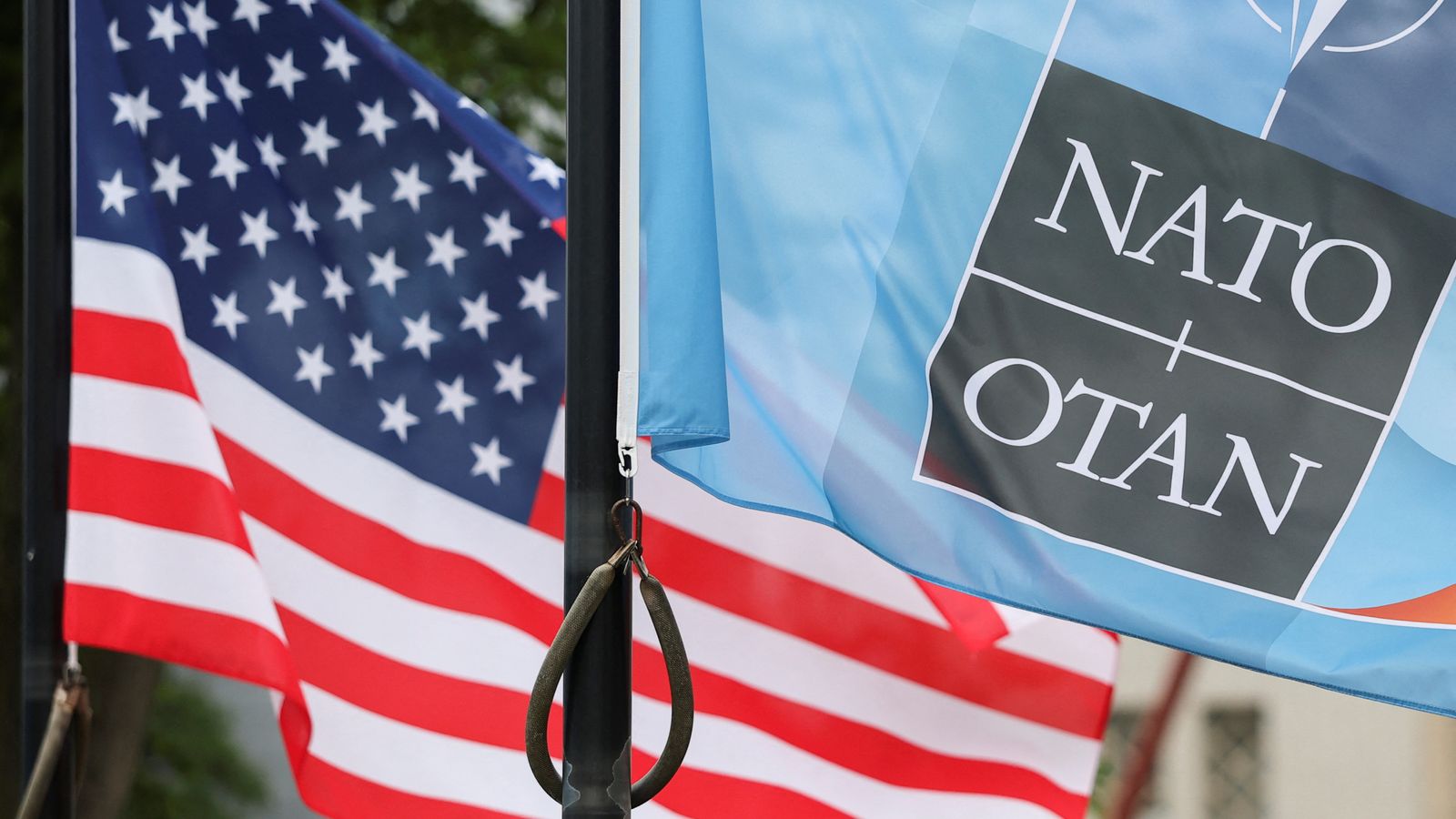 Donald Trump dodges commitment to founding NATO principle | World News | Sky News