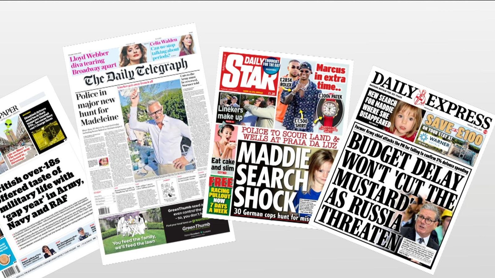 Press Preview: Tuesday's front pages | News UK Video News | Sky News