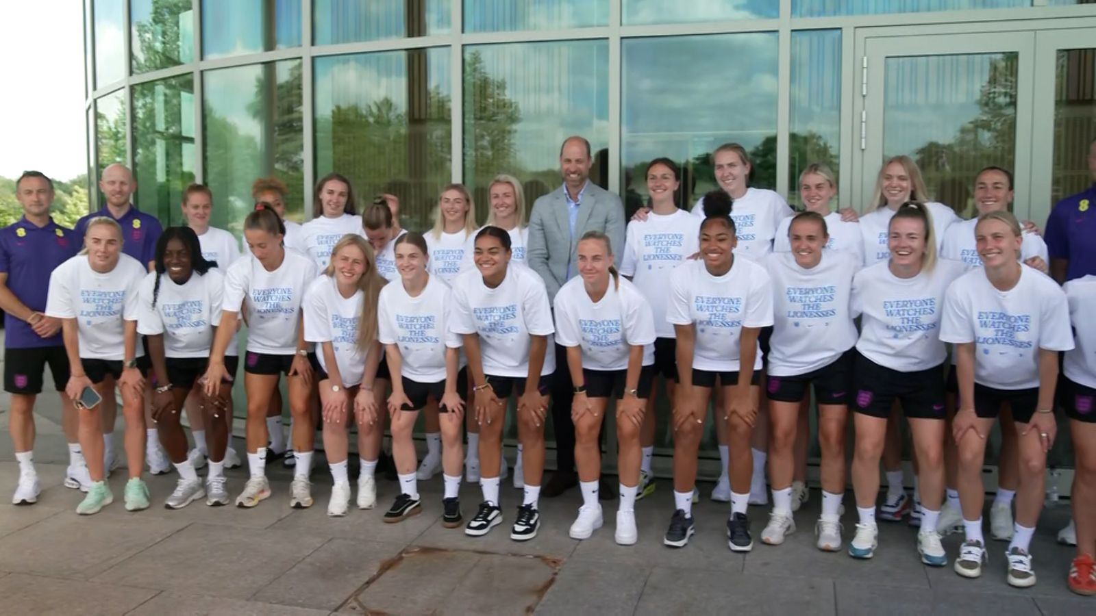 The Prince of Wales has wished England's Lionesses good luck ahead of ...