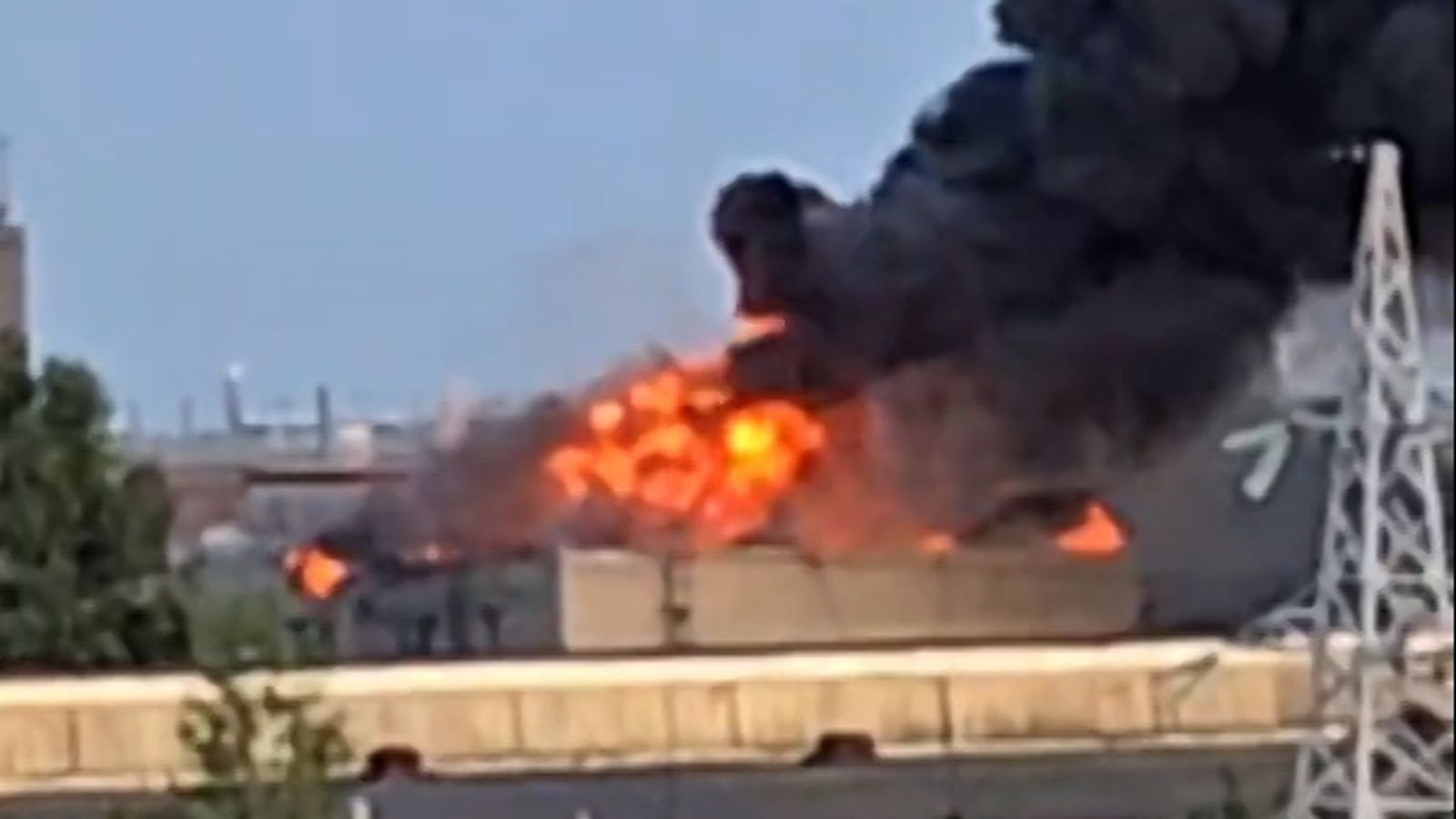 Russian war facility destroyed after Ukrainian drone strike | World ...