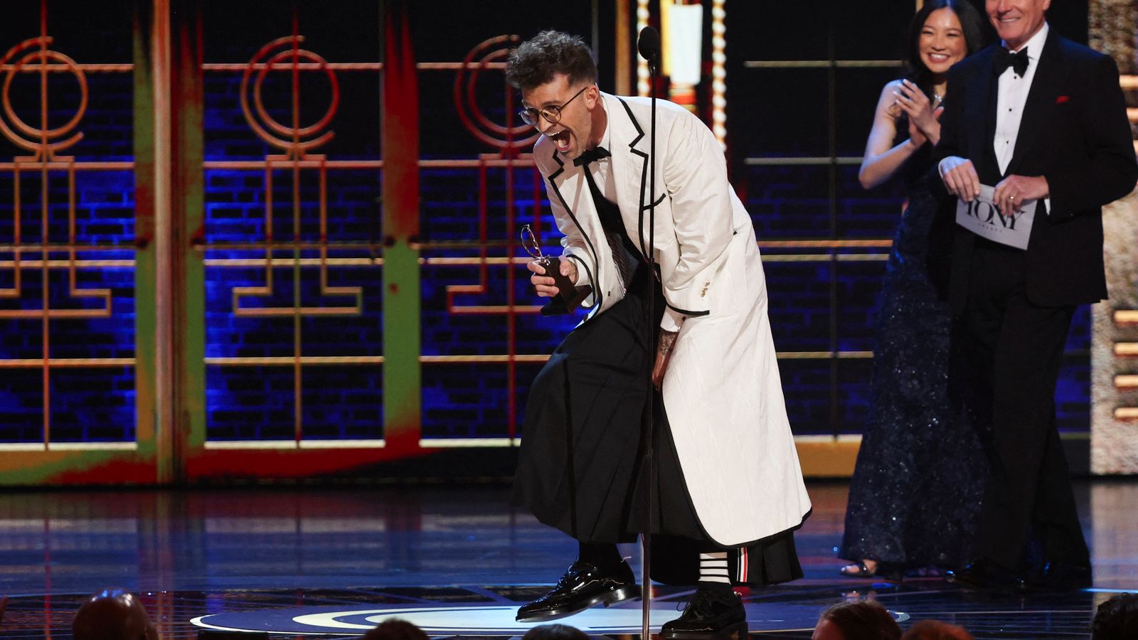 Androids rom-com Maybe Happy Ending wins six major Tony Awards | Ents & Arts News | Sky News