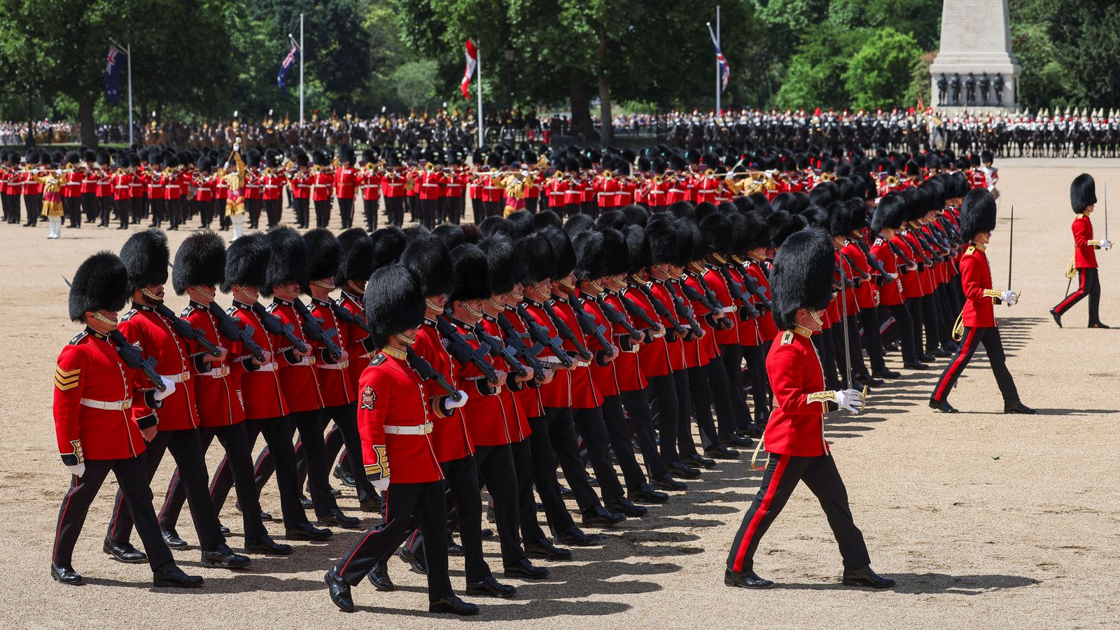 See the best pictures from Trooping the Colour - as King pays tribute to plane crash victims ...