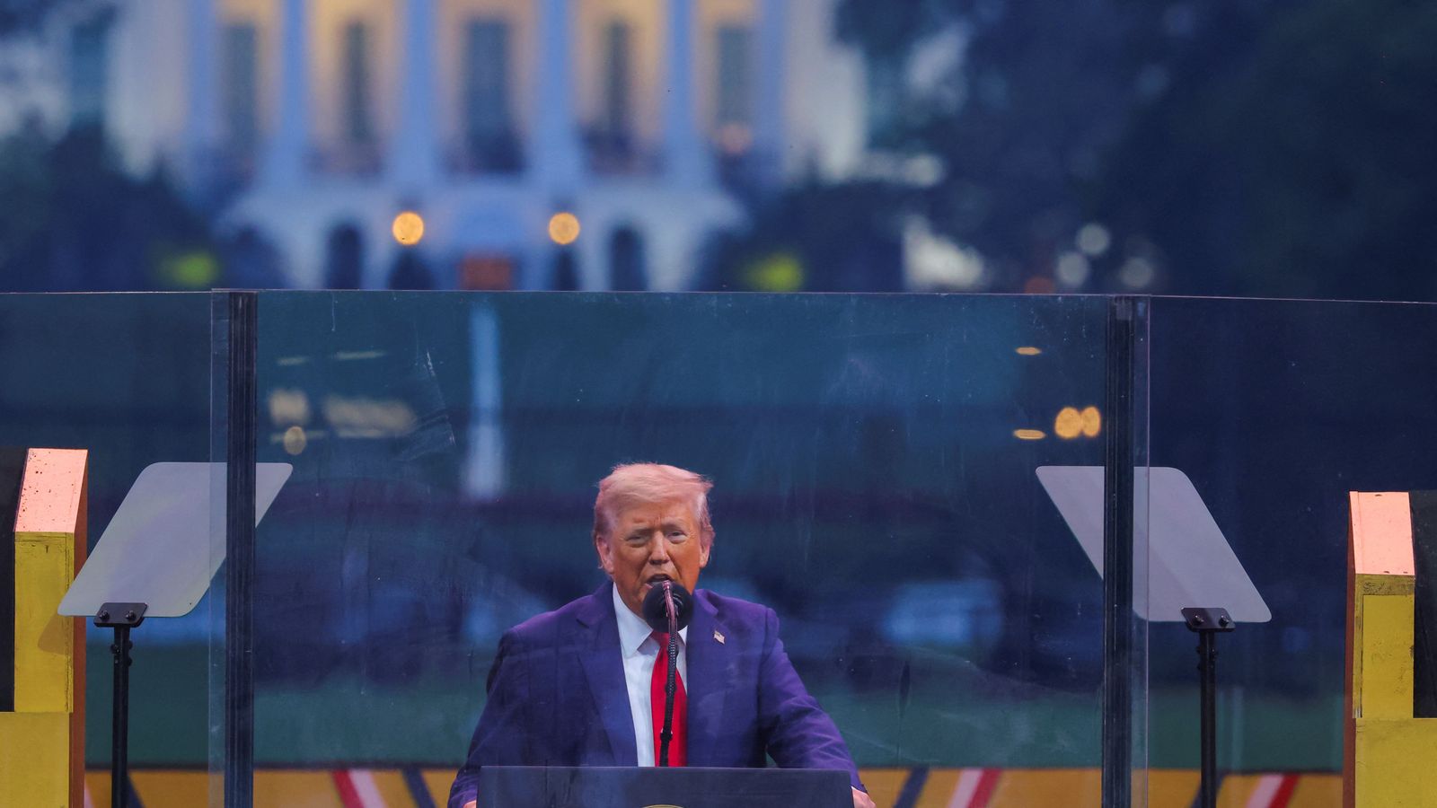 President Trump's military parade | Sky News coverage | News UK Video ...