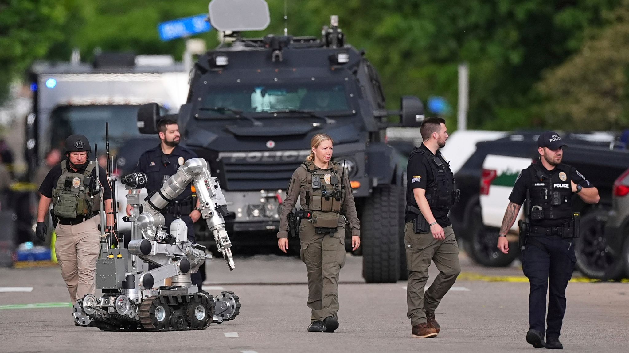 Eight injured in petrol bomb and 'flamethrower' attack at rally for ...