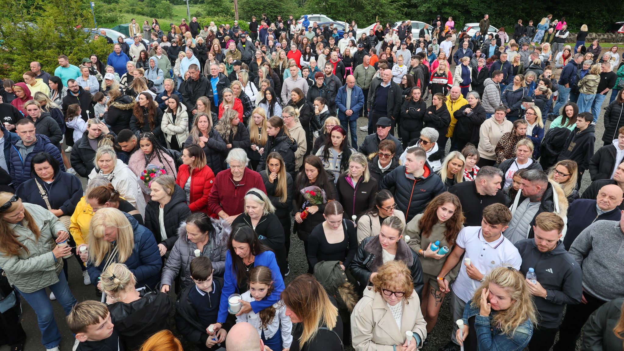 Family and friends hold vigil in memory of teenager Cole Cooper | UK ...