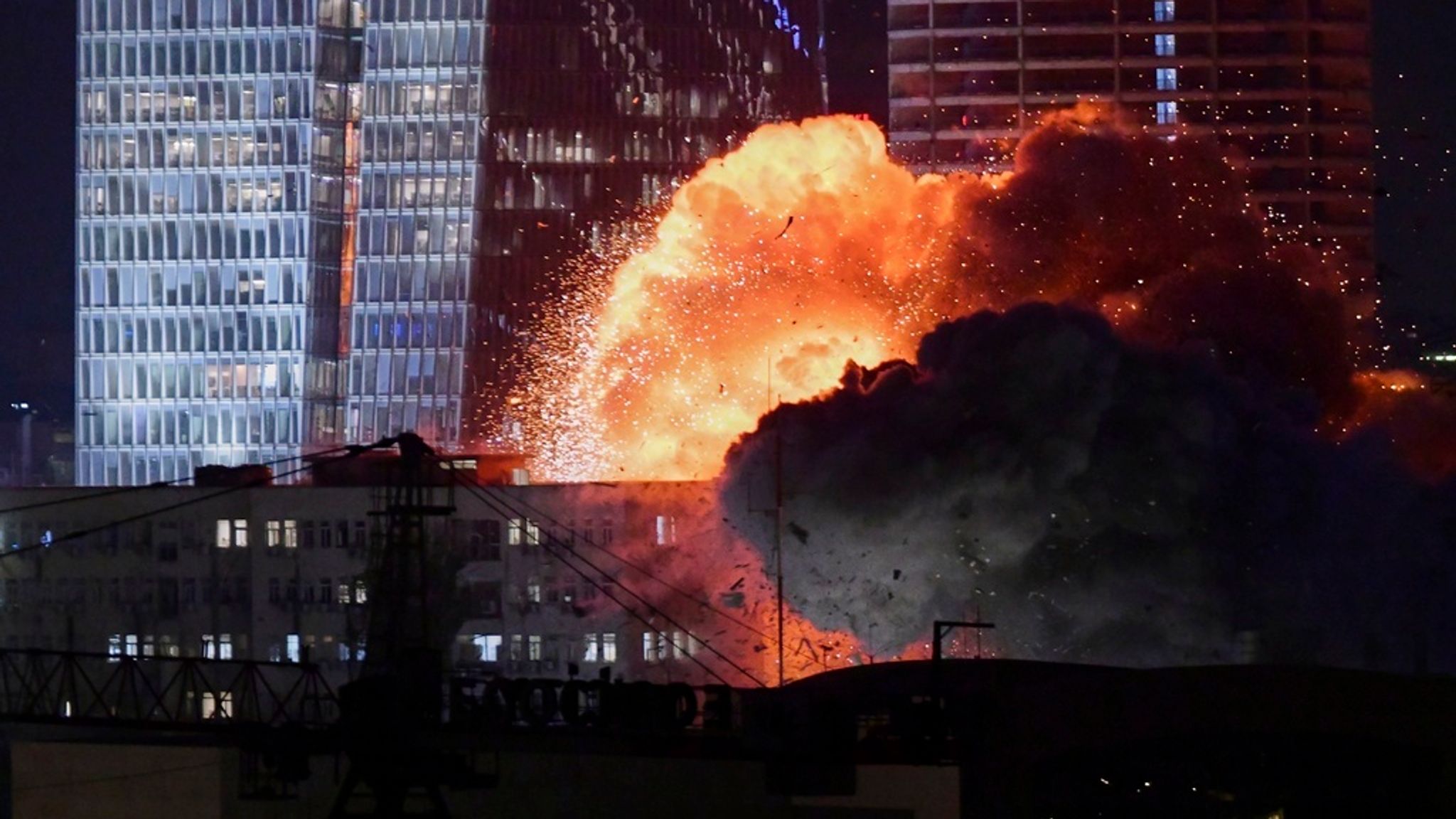 Iran claims it has downed two Israeli jets - as it fires missiles in ...