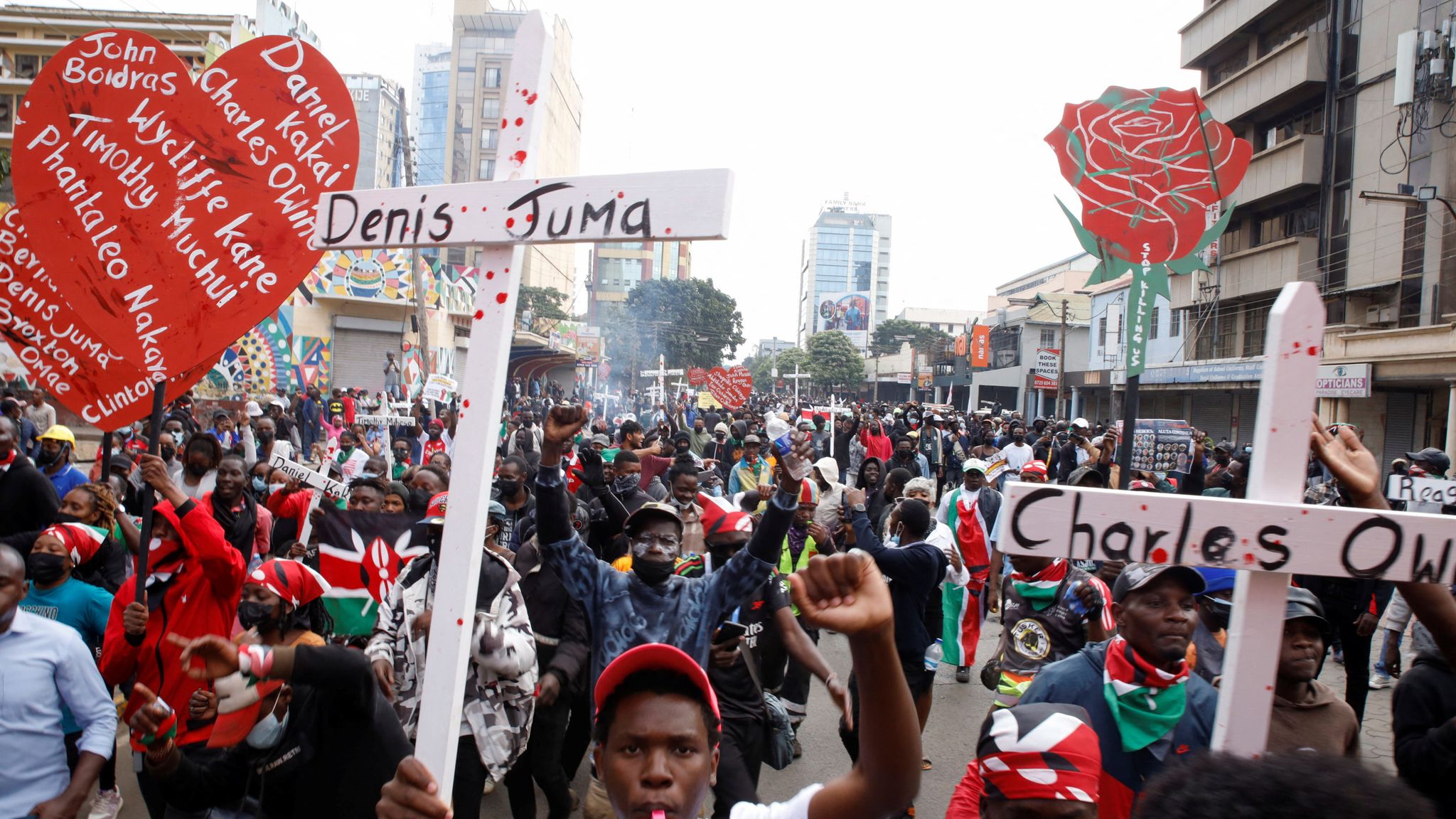 More than a dozen people killed in Kenya during anti-government ...
