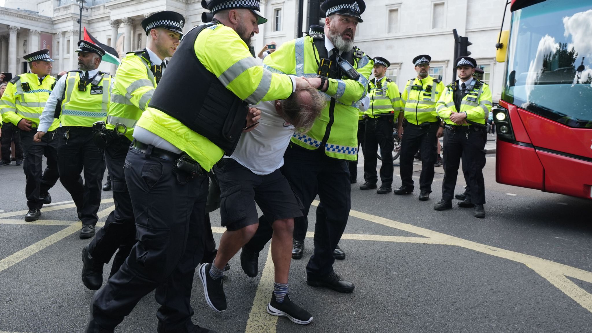 Four people arrested after aircraft vandalised at RAF Brize Norton | UK ...